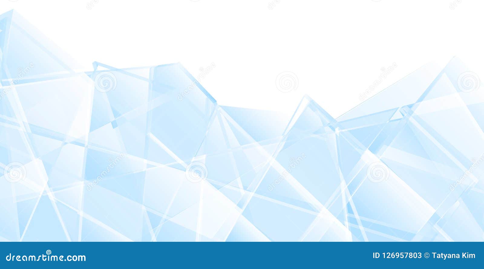 Abstract Vector Background, Translucent Triangular Splinters with ...