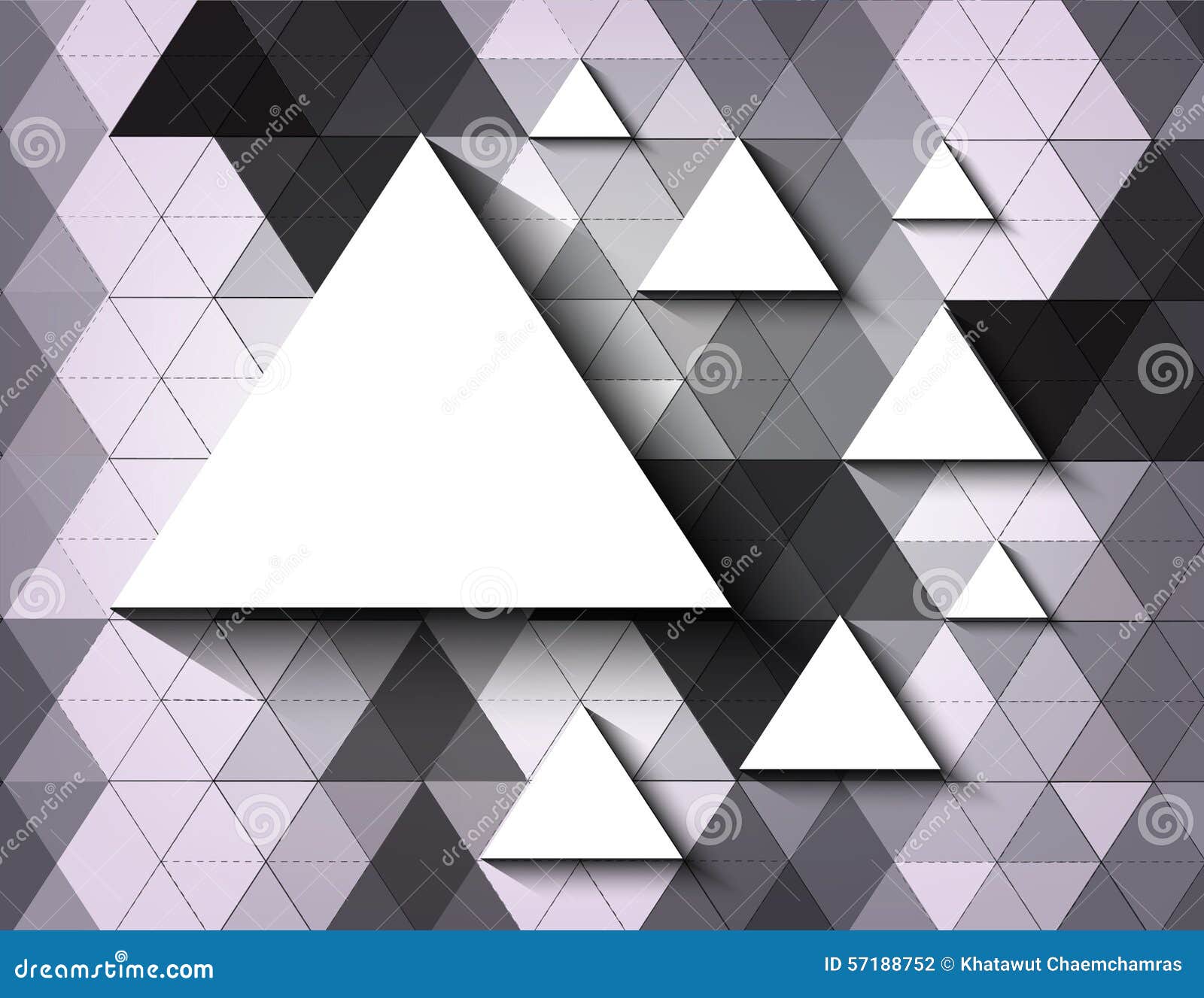 Abstract Vector Background of Triangle Technology Stock Vector ...