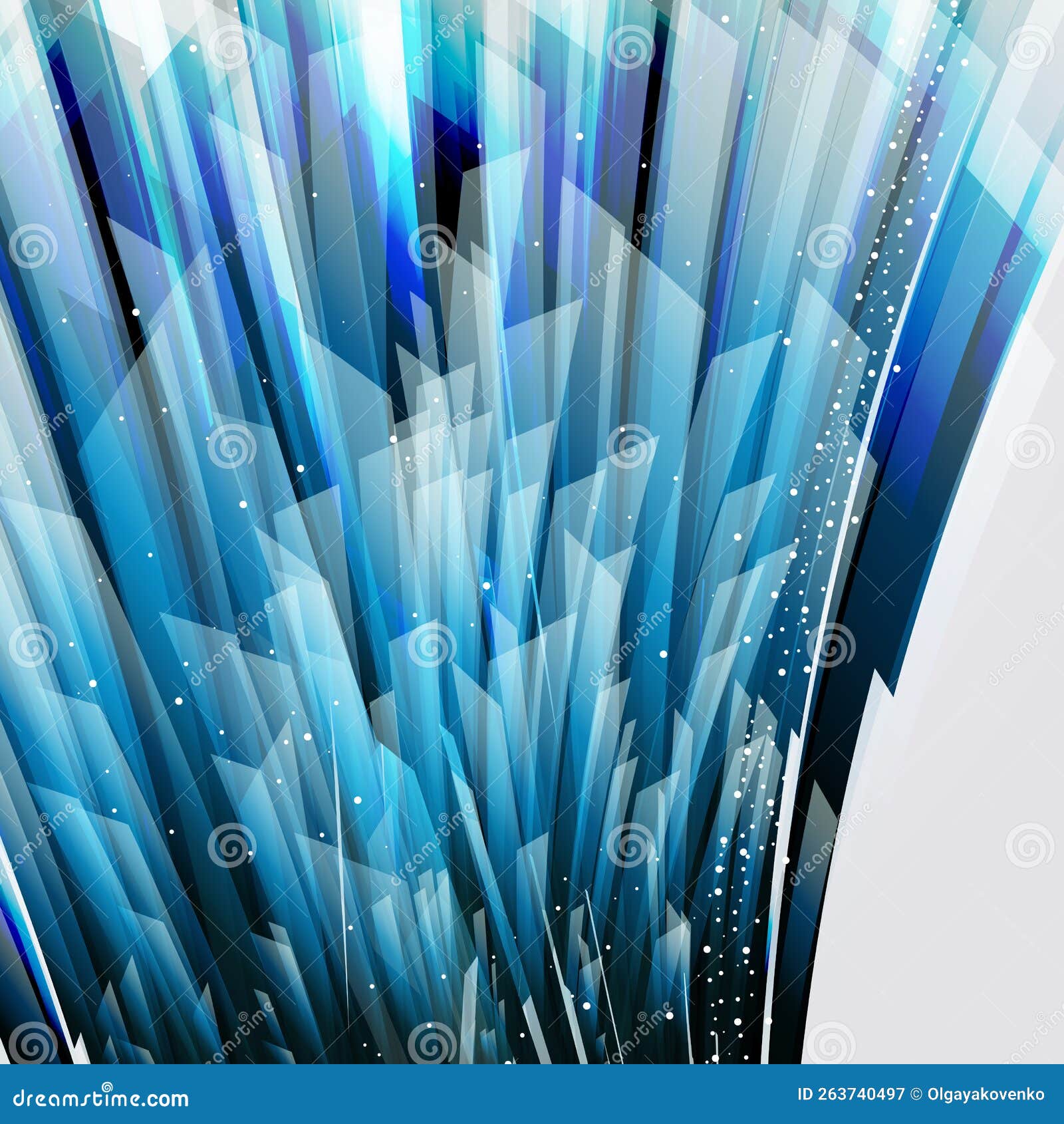 Abstract Background Wiht Transparent Blue-gray Elements Stock Vector ...