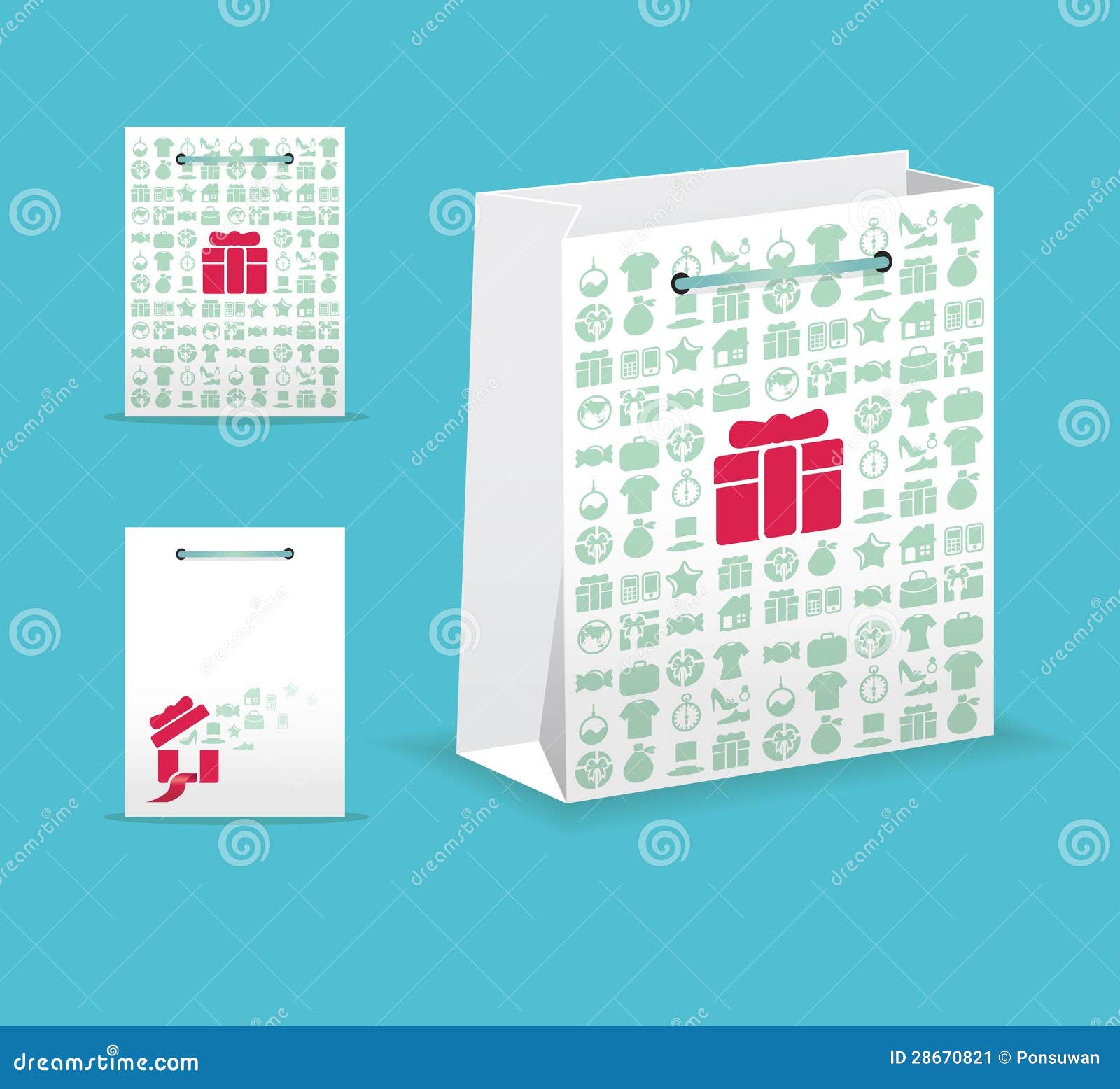 Abstract Vector bag design stock vector. Illustration of icons - 28670821