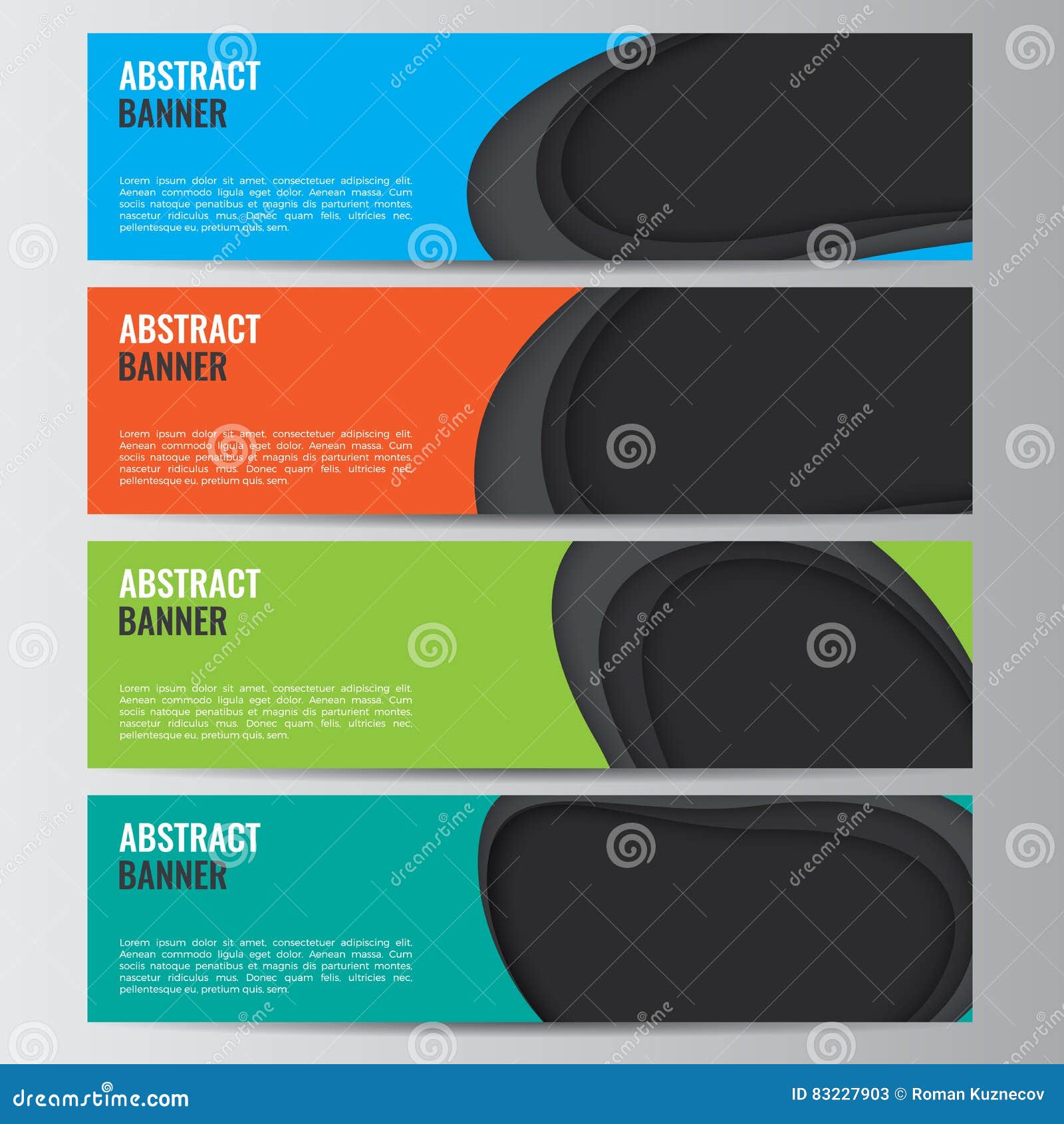 Abstract Vector Banner Business Background Stock Vector - Illustration ...