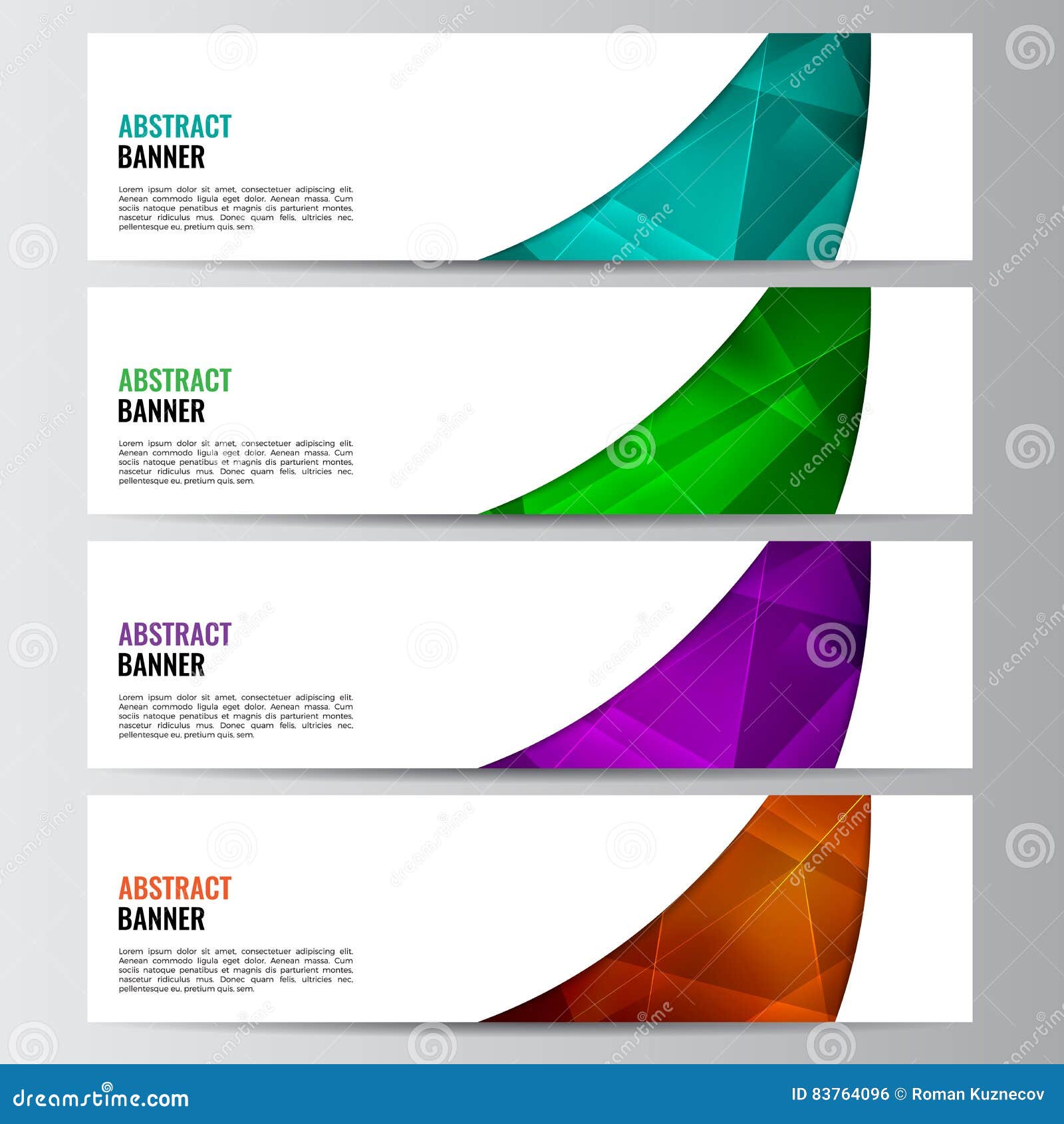 Abstract Vector Banner Business Background Stock Vector - Illustration ...