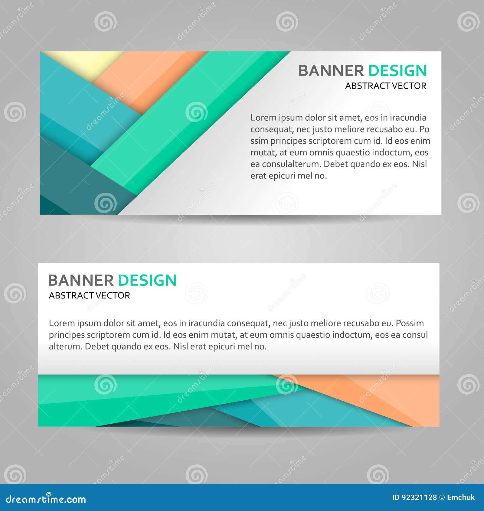 Abstract Vector Banner Line Design Stock Vector - Illustration of ...