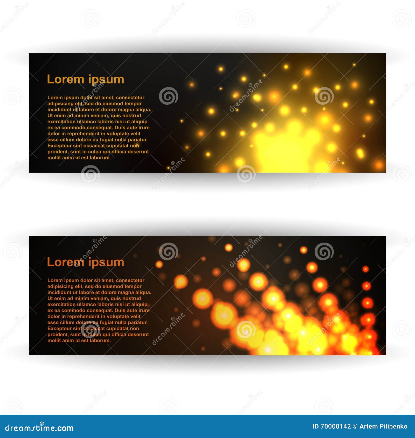 Abstract vector banners. stock vector. Illustration of bang - 70000142