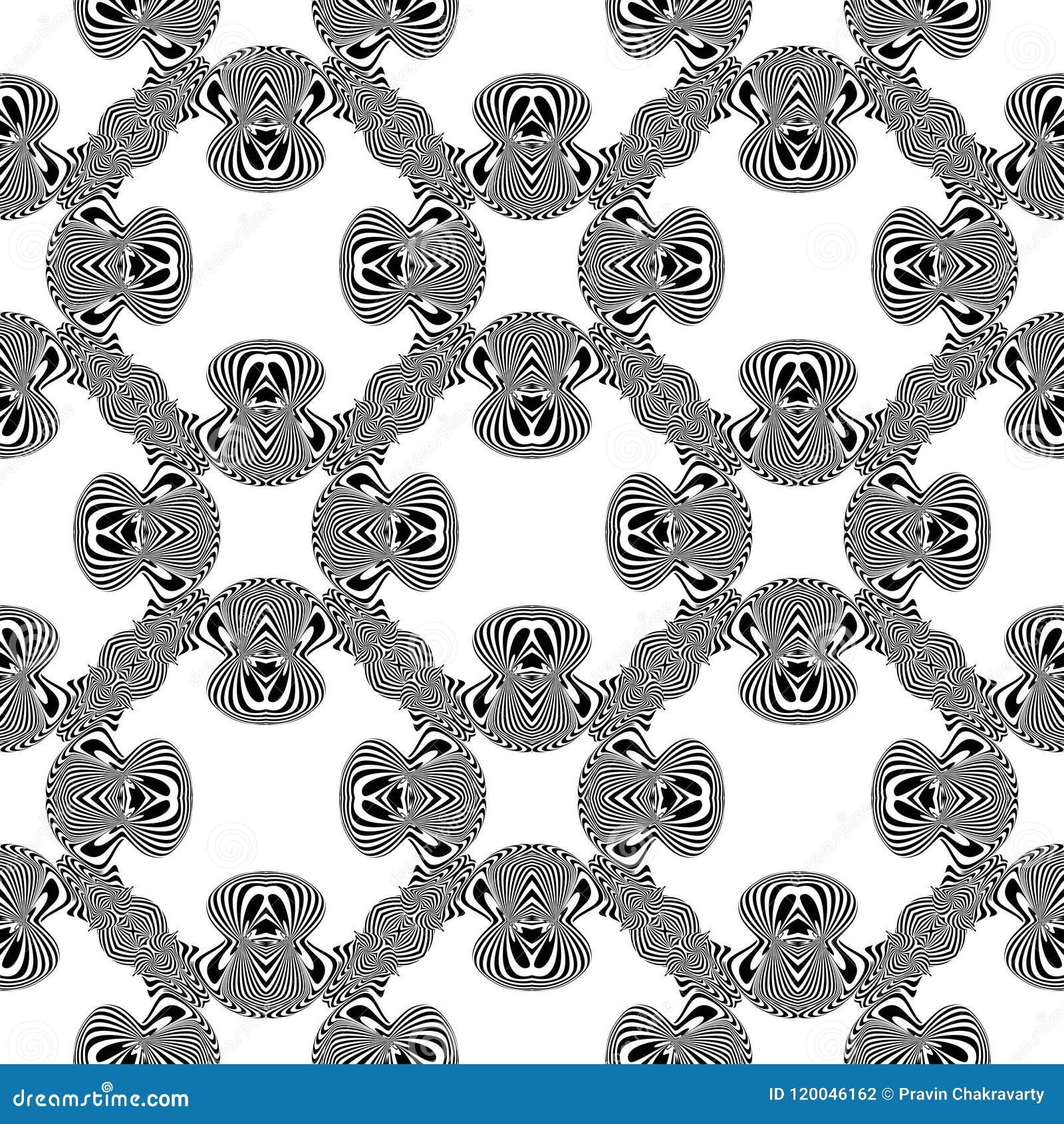 Abstract Vector Black and White Repeated Patterns Stock Vector ...