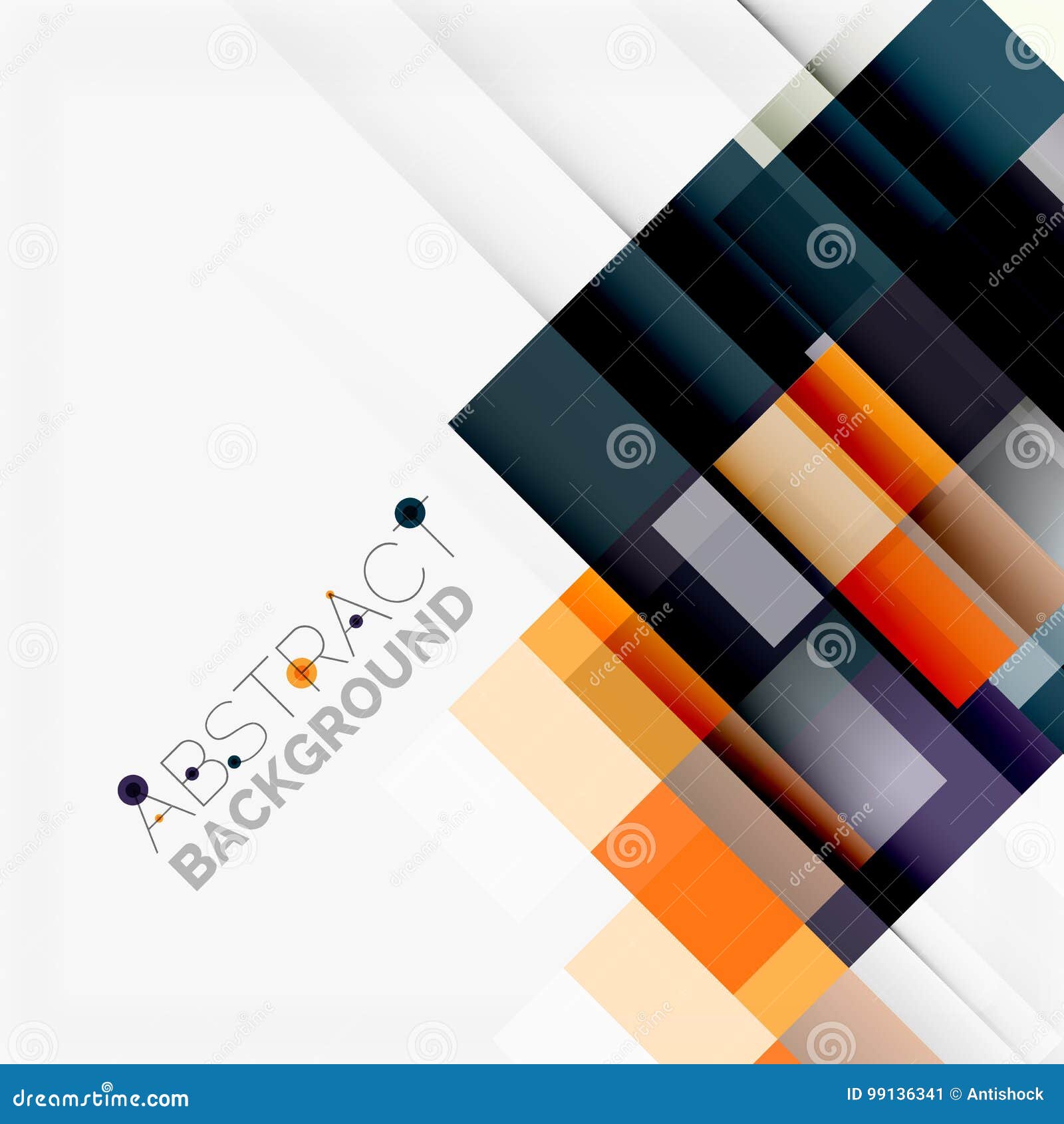 Abstract Blocks Template Design Background, Simple Geometric Shapes ...