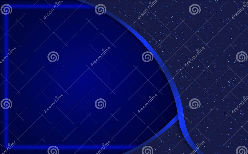 Abstract Vector Blue Background Illustration with Dust Border Stock ...