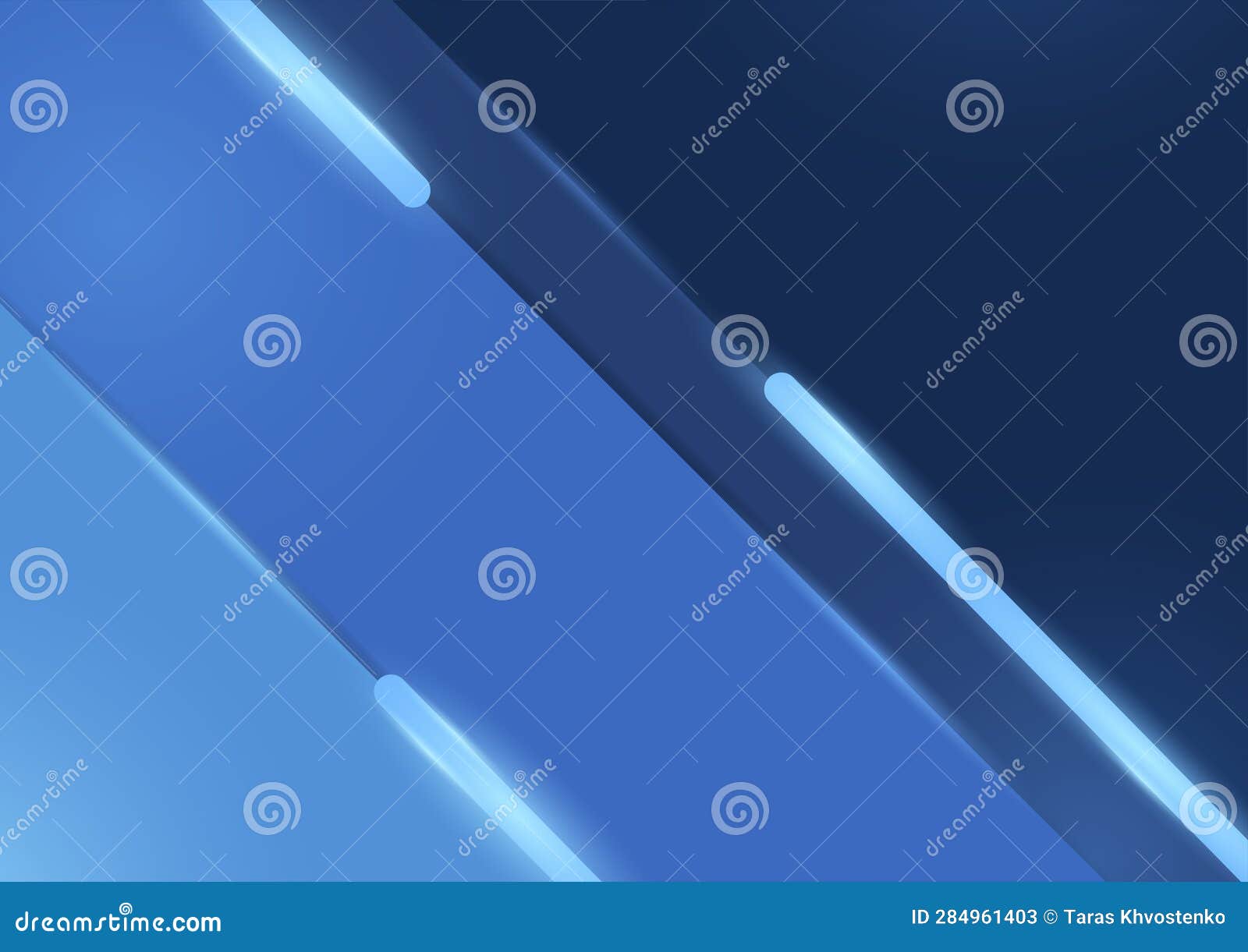 Abstract Vector Blue Background with Shadows and Light Effects Stock ...
