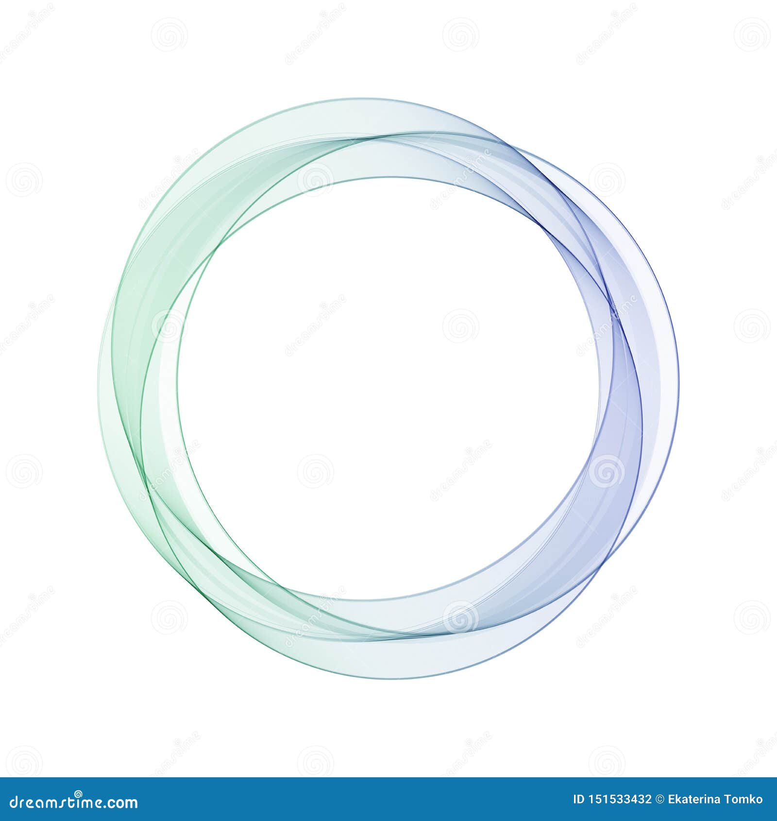 Abstract Vector Blue Circle. Advertising Layout. Eps 10 Stock Vector ...