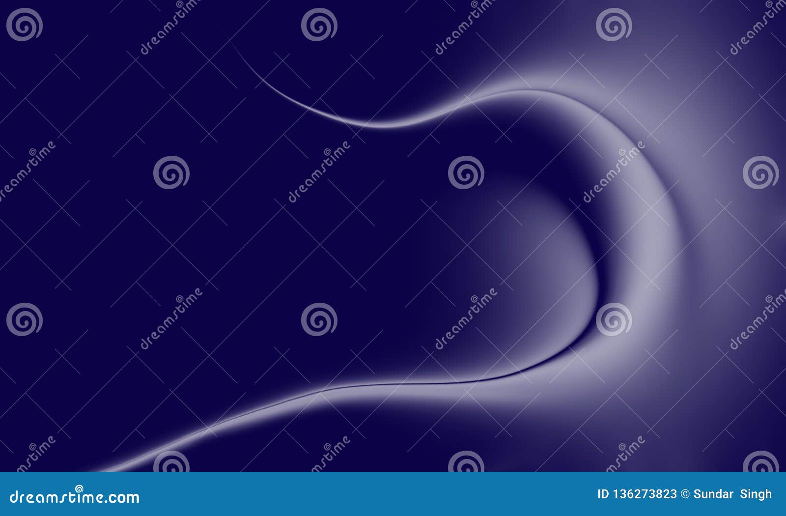 Abstract Vector Blue Color Shaded Wavy Background with Lighting Effect ...