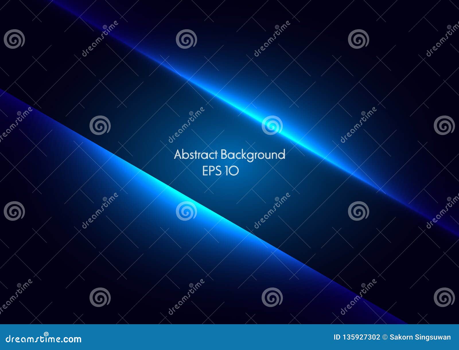 Abstract Blue Light Concept of Future Background. Illustration Vector ...