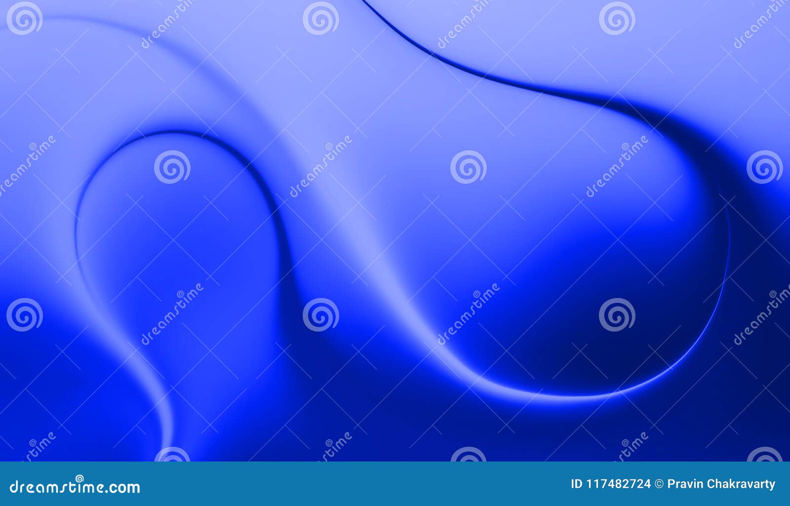 Abstract Vector Blue Shaded Wavy Background with Lighting Effect ...