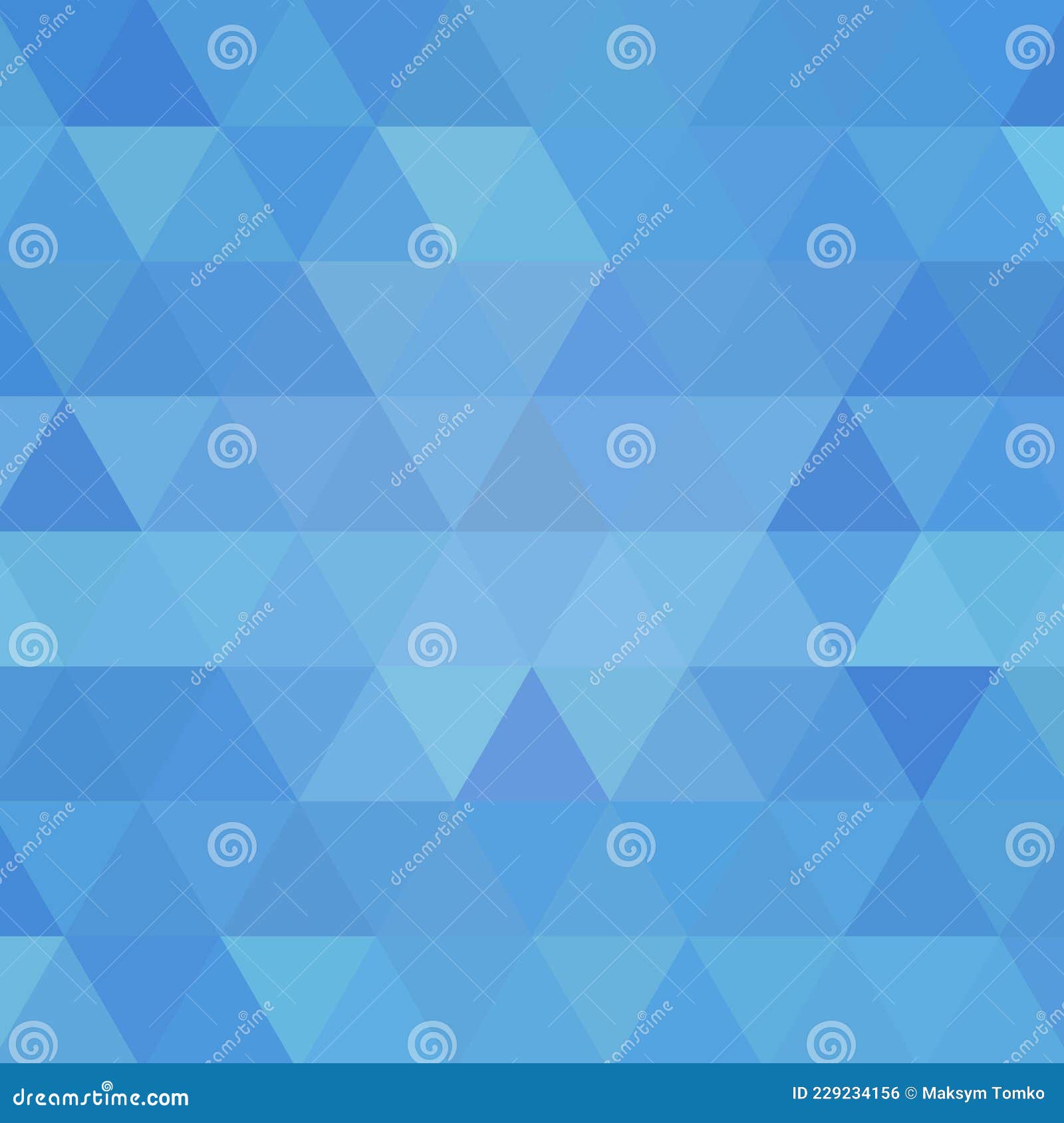 Abstract Vector Blue Triangular Background. Polygonal Style. Eps 10 ...