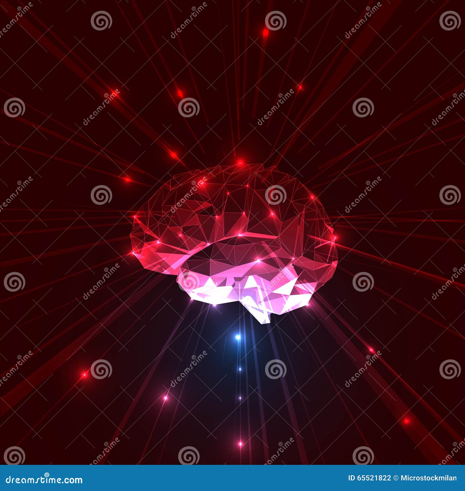 Abstract Vector Brain stock vector. Illustration of futuristic - 65521822 Abstract Vector Brain stock vector. Illustration of futuristic - 65521822