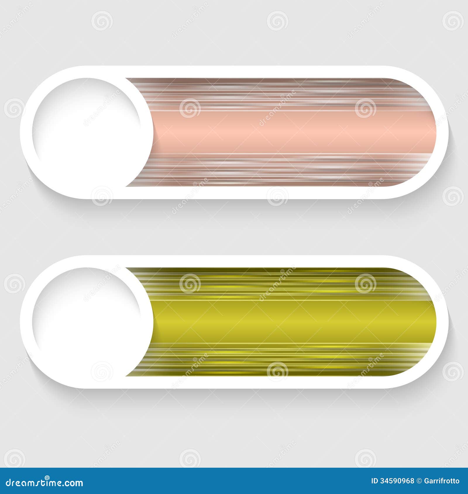 Abstract vector buttons stock vector. Illustration of stripes - 34590968