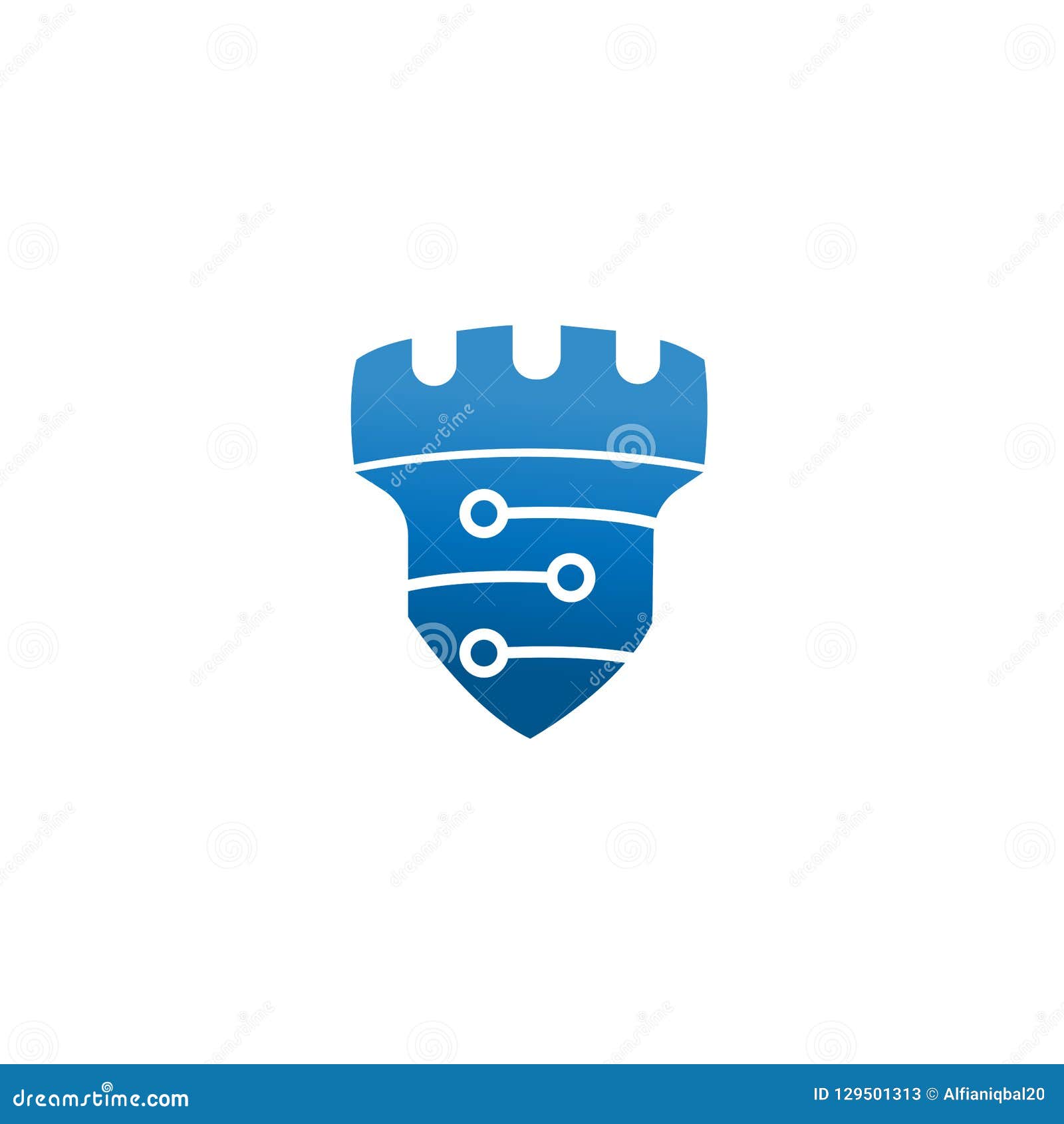 Abstract Vector Castle Tower Shield Logo Icon. Vector Castle Logo ...