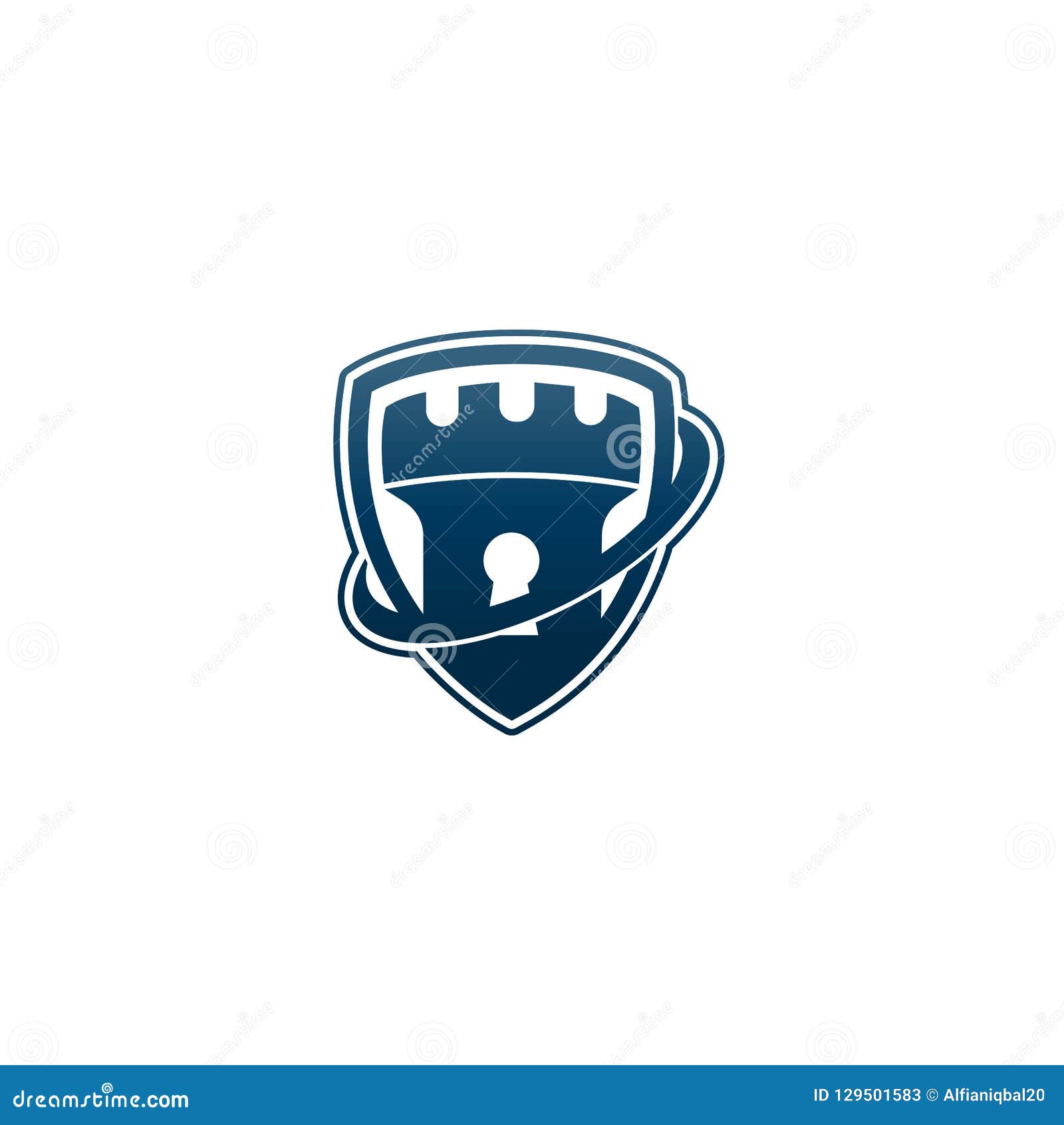 Abstract Vector Castle Tower Shield Logo Icon. Vector Castle Logo ...