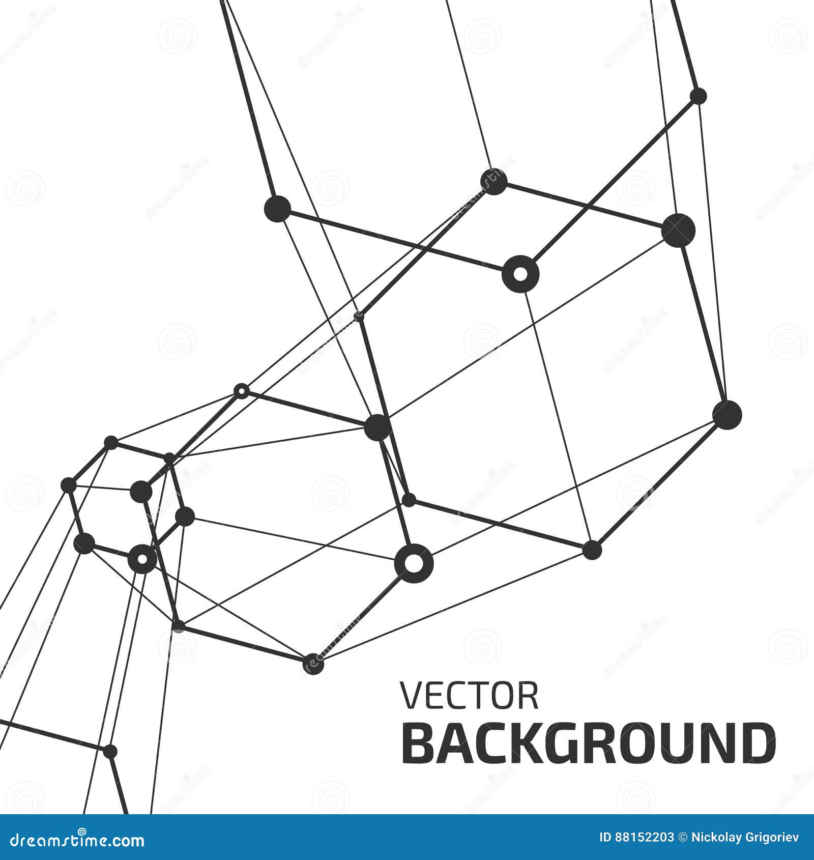 Abstract vector cell stock vector. Illustration of model - 88152203