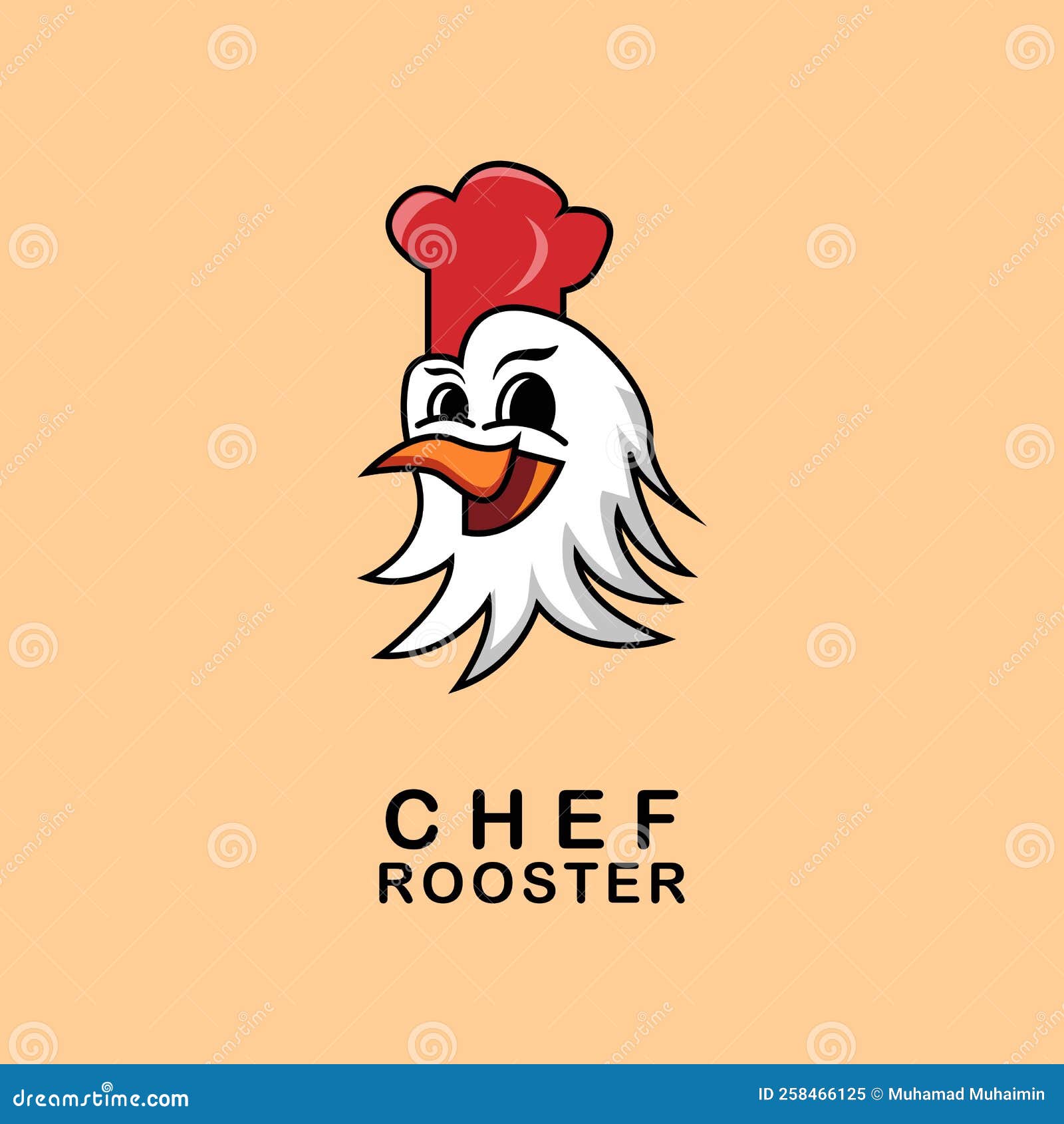 Abstract Vector Chef Rooster Logo Icon Stock Vector - Illustration of ... Abstract Vector Chef Rooster Logo Icon Stock Vector - Illustration of ...