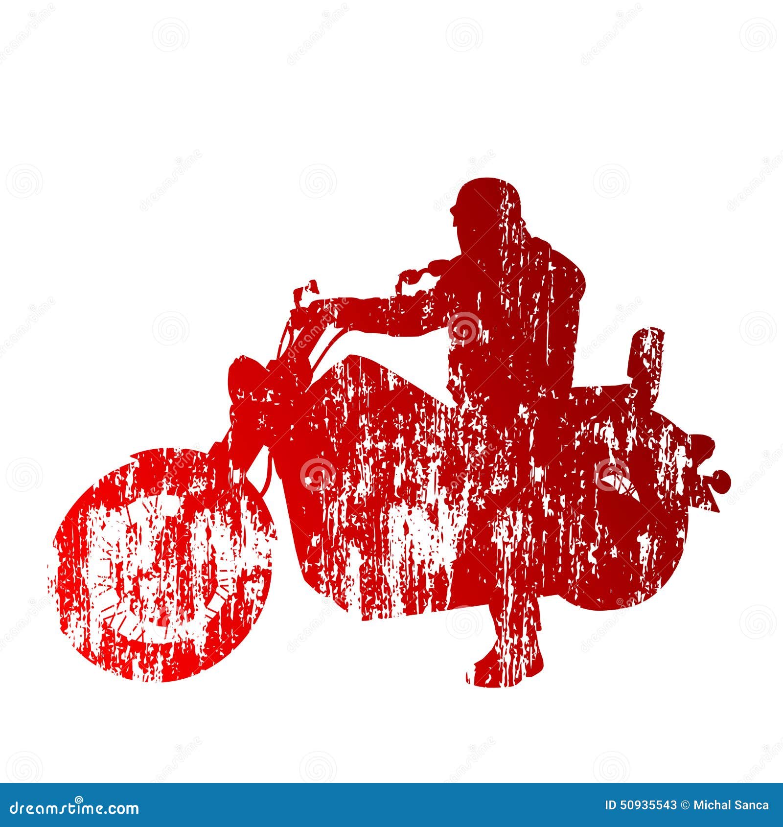 Chopper Rider Evolution Cartoon Vector | CartoonDealer.com #59778657
