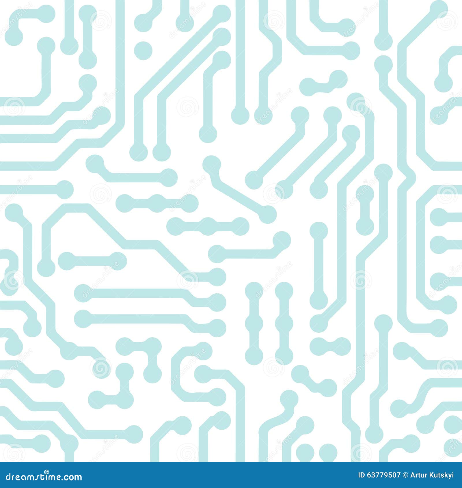 Abstract Vector Circuit Chip Background Stock Vector - Illustration of ...