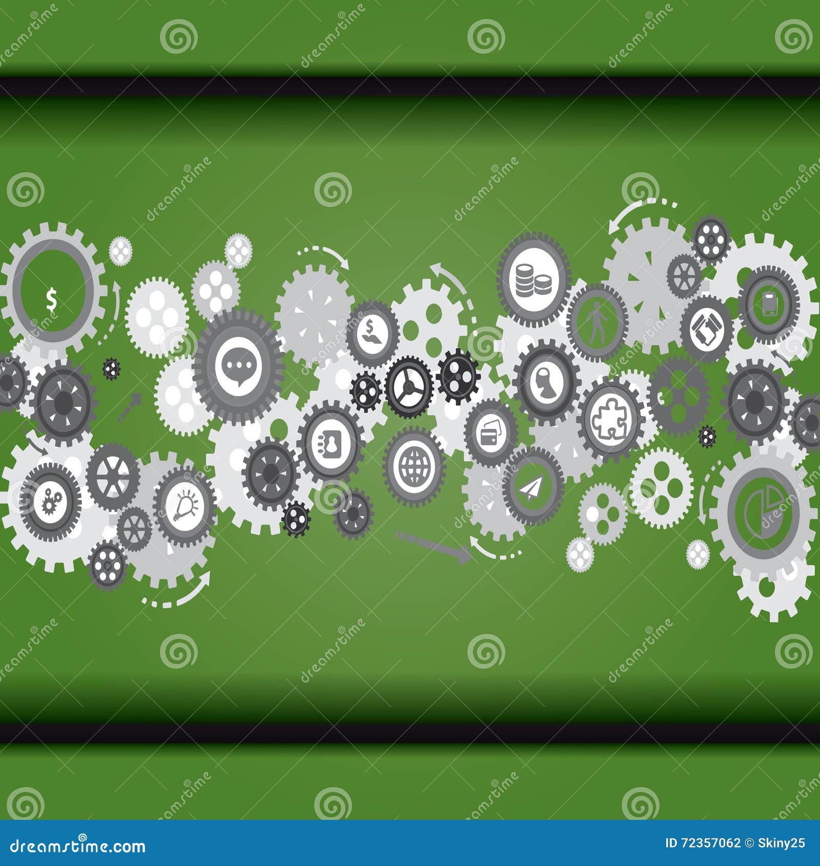 Abstract Vector Cogs - Gears. Stock Vector - Illustration of abstract ...