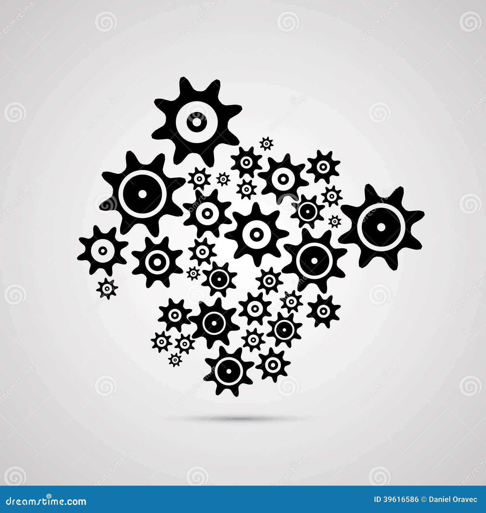 Abstract Vector Cogs - Gears Stock Vector - Illustration of engineering ...