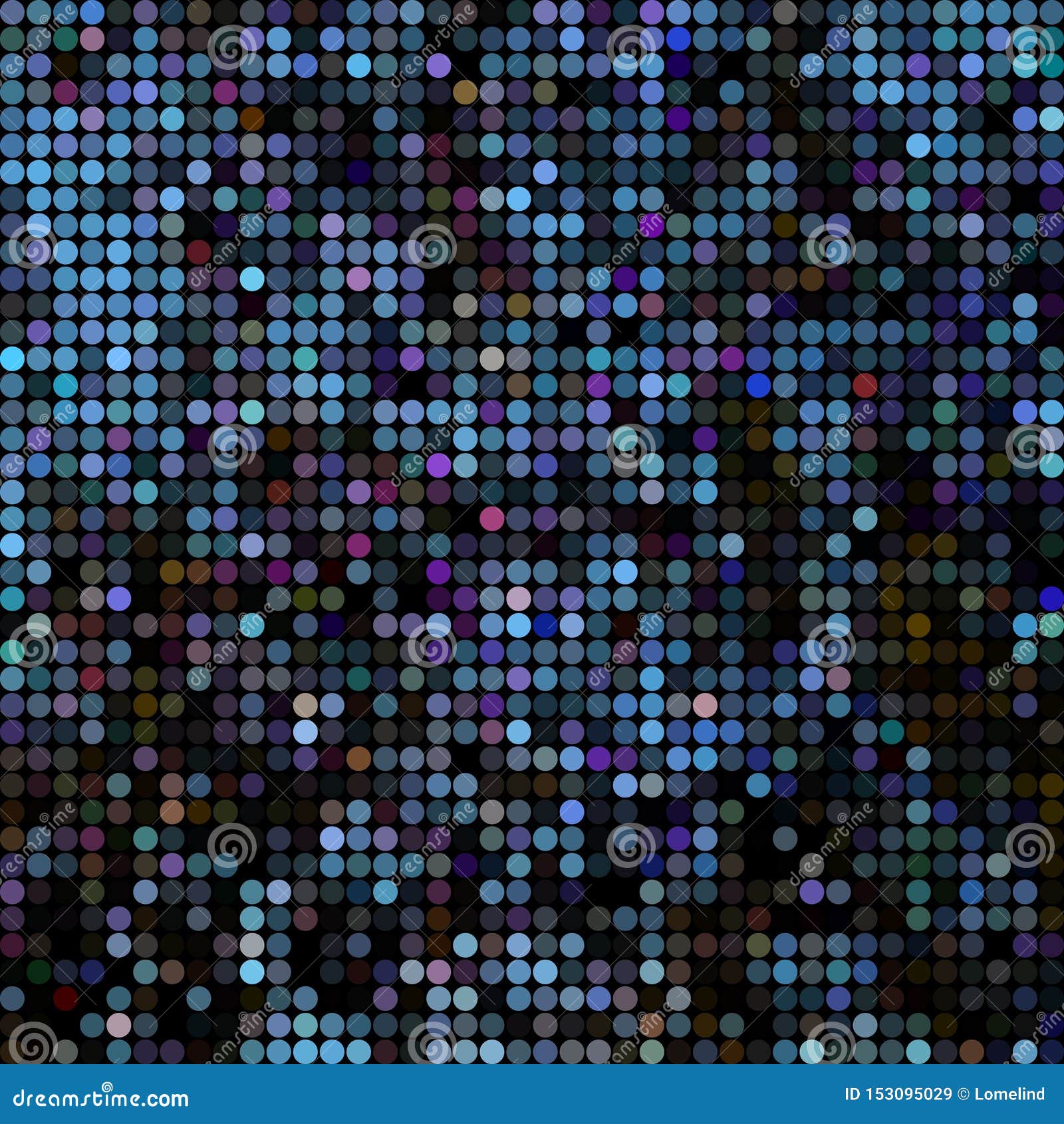 Abstract Vector Colored Round Dots Background Stock Illustration ...