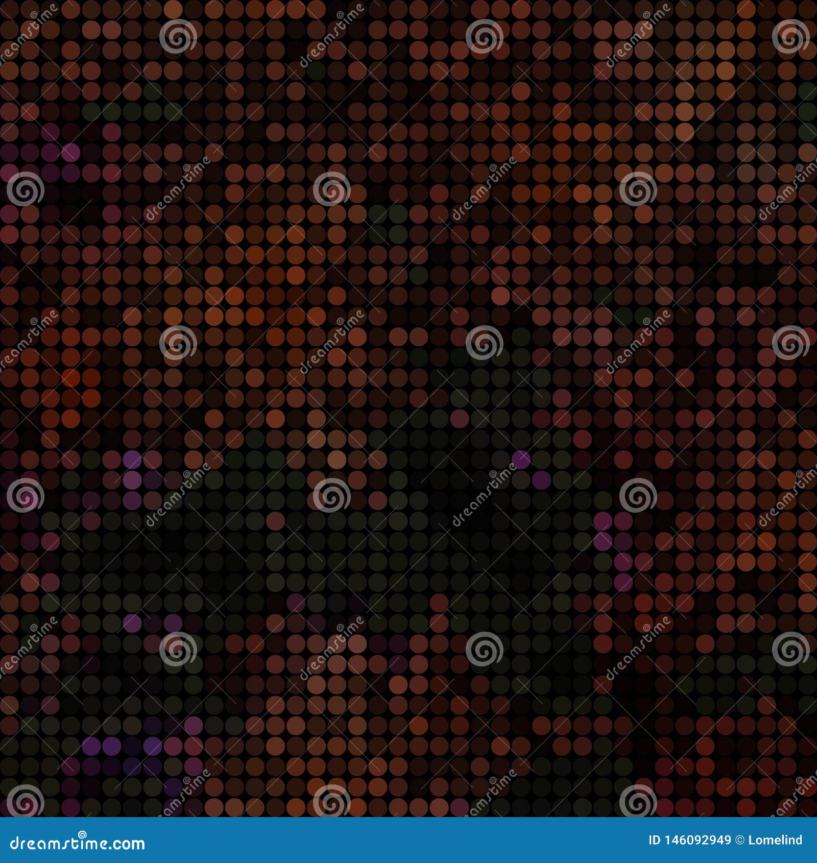 Abstract Vector Colored Round Dots Background Stock Illustration ...