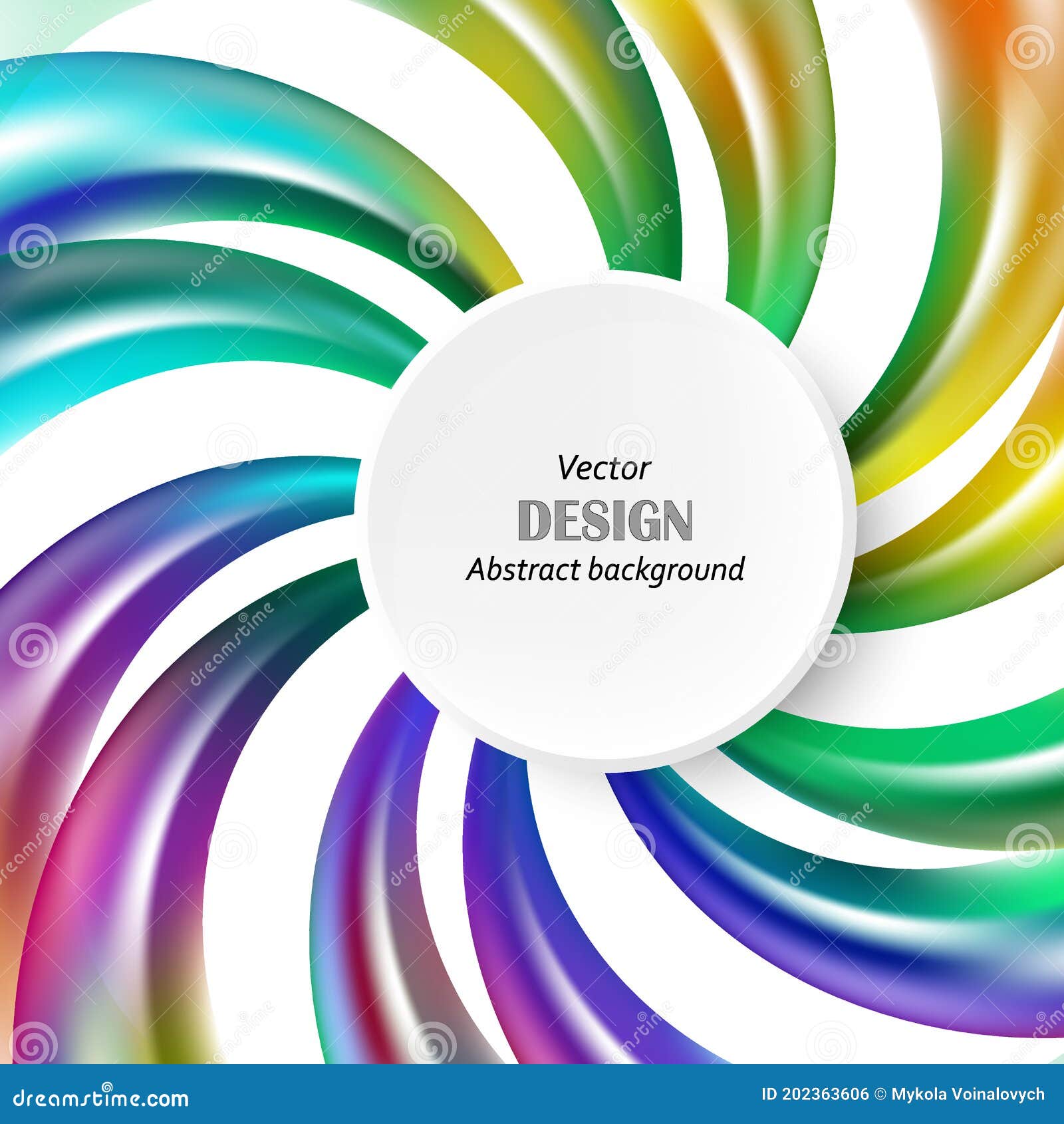 Abstract Vector Colorful Clip Art, Design Element Illustration Stock ...