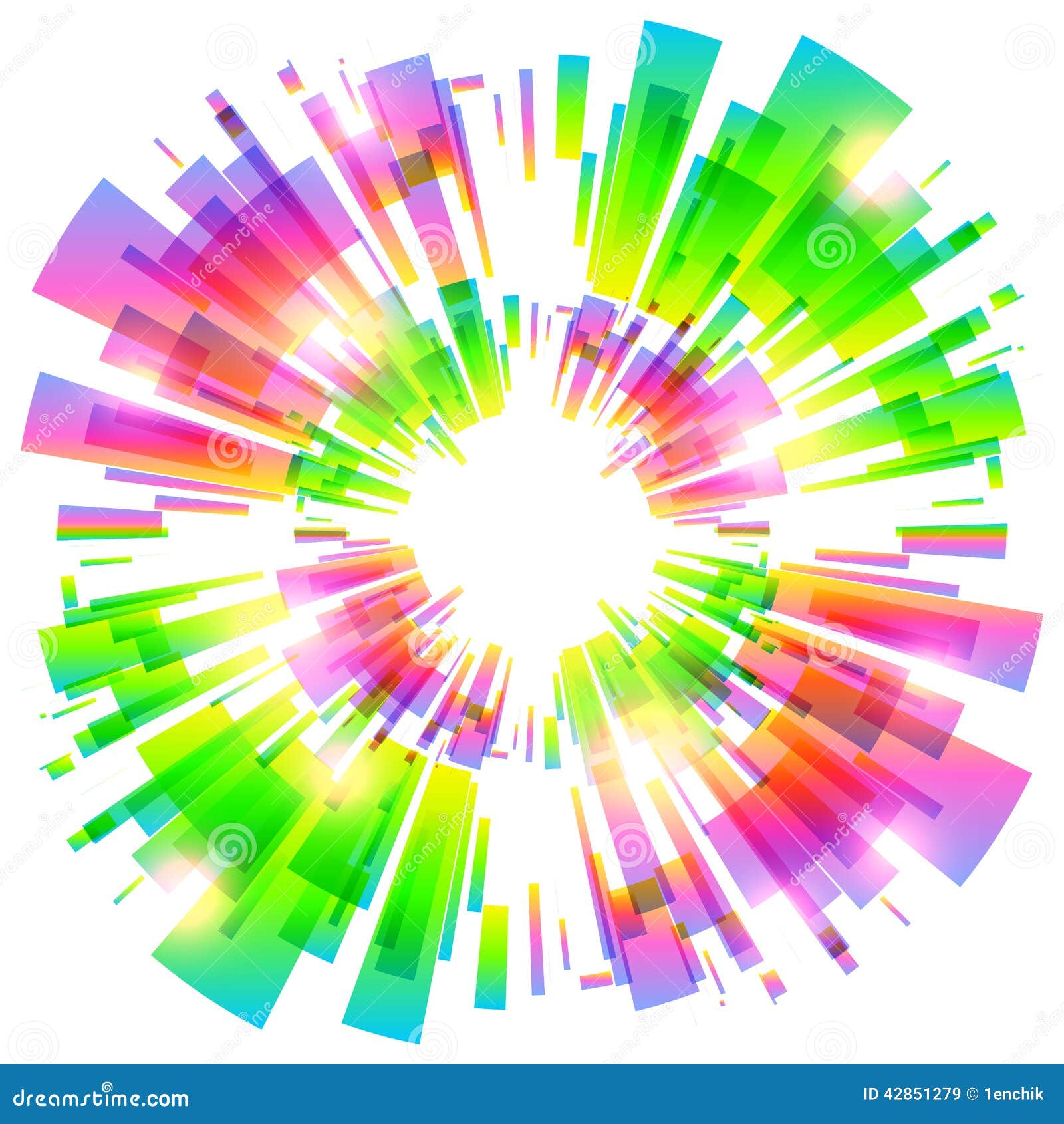 Abstract Vector Colorful Explosion Stock Vector - Illustration of light ...