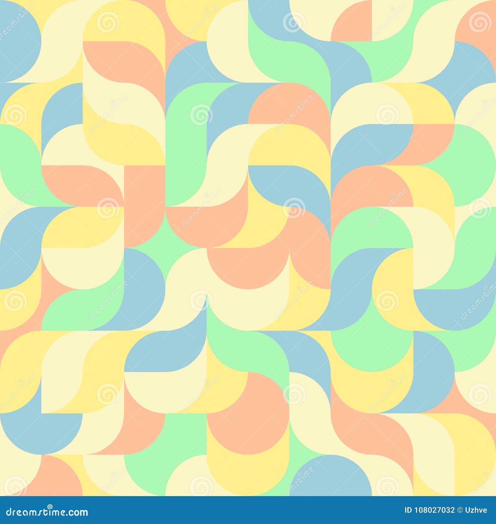 Abstract Vector Colorful Geometric Harmonic Wave Background Stock ...