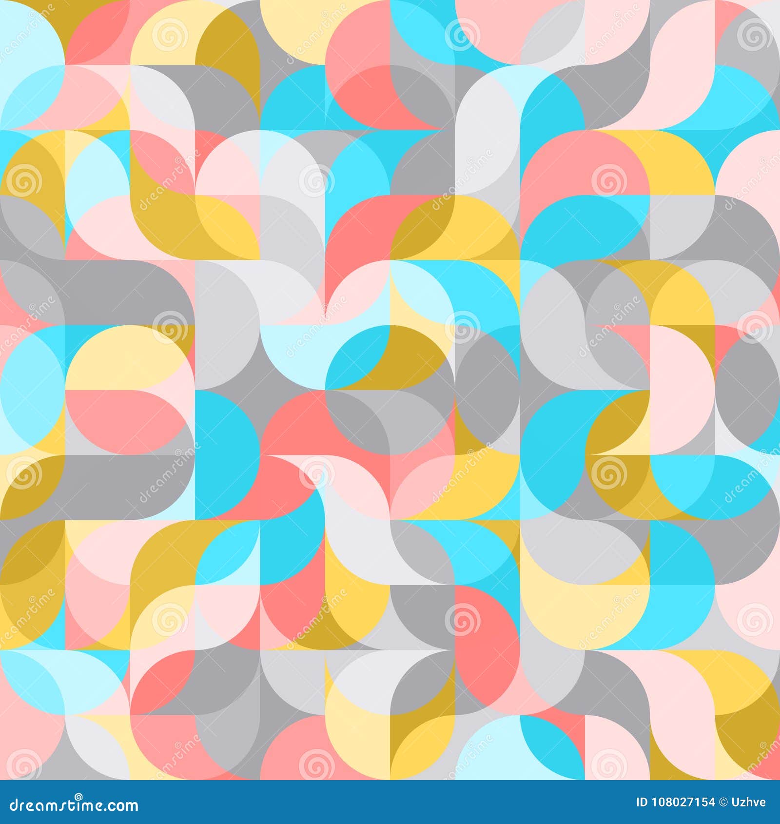 Abstract Vector Colorful Geometric Harmonic Wave Background Stock ...