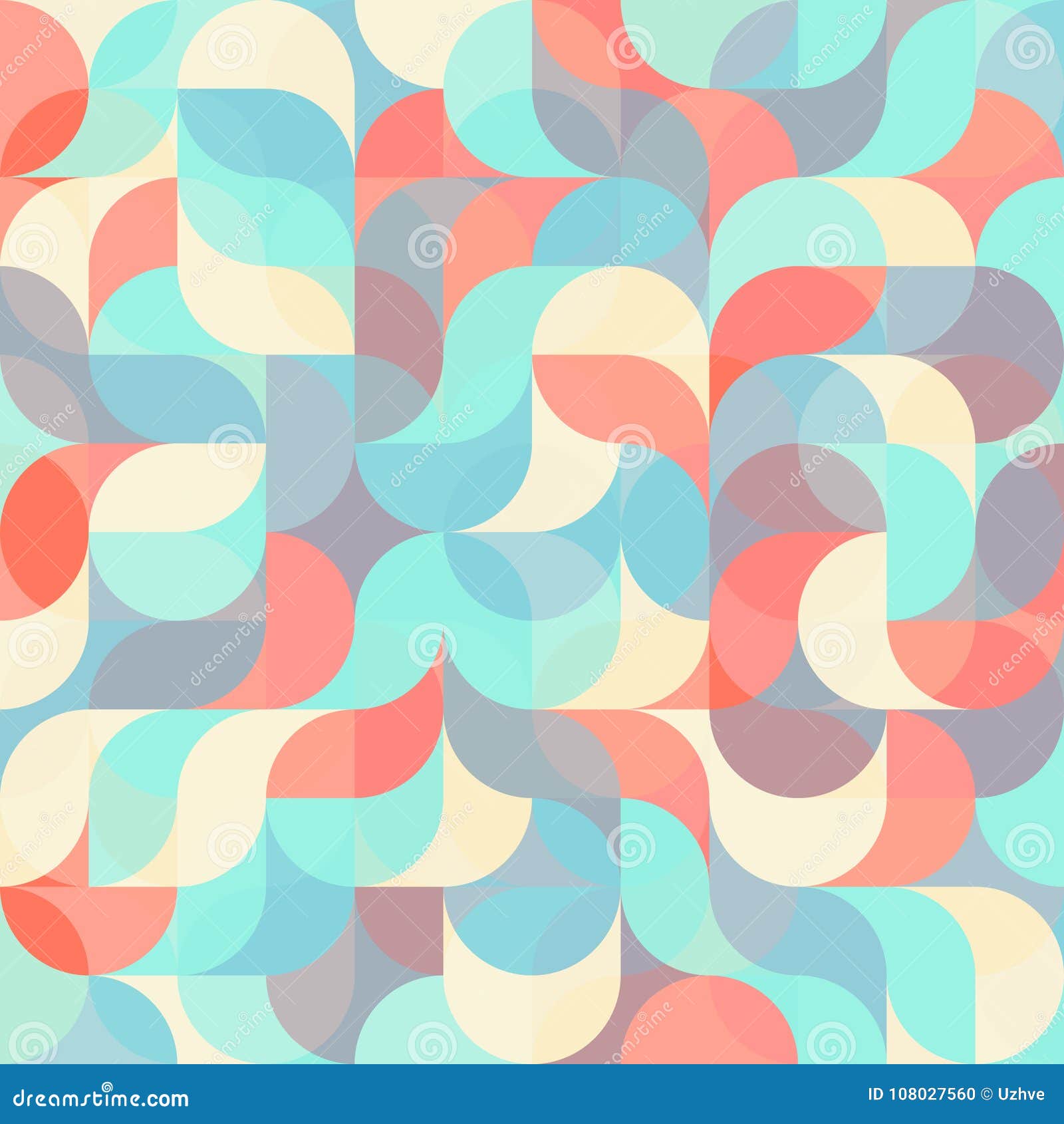 Abstract Vector Colorful Geometric Harmonic Wave Background Stock ...