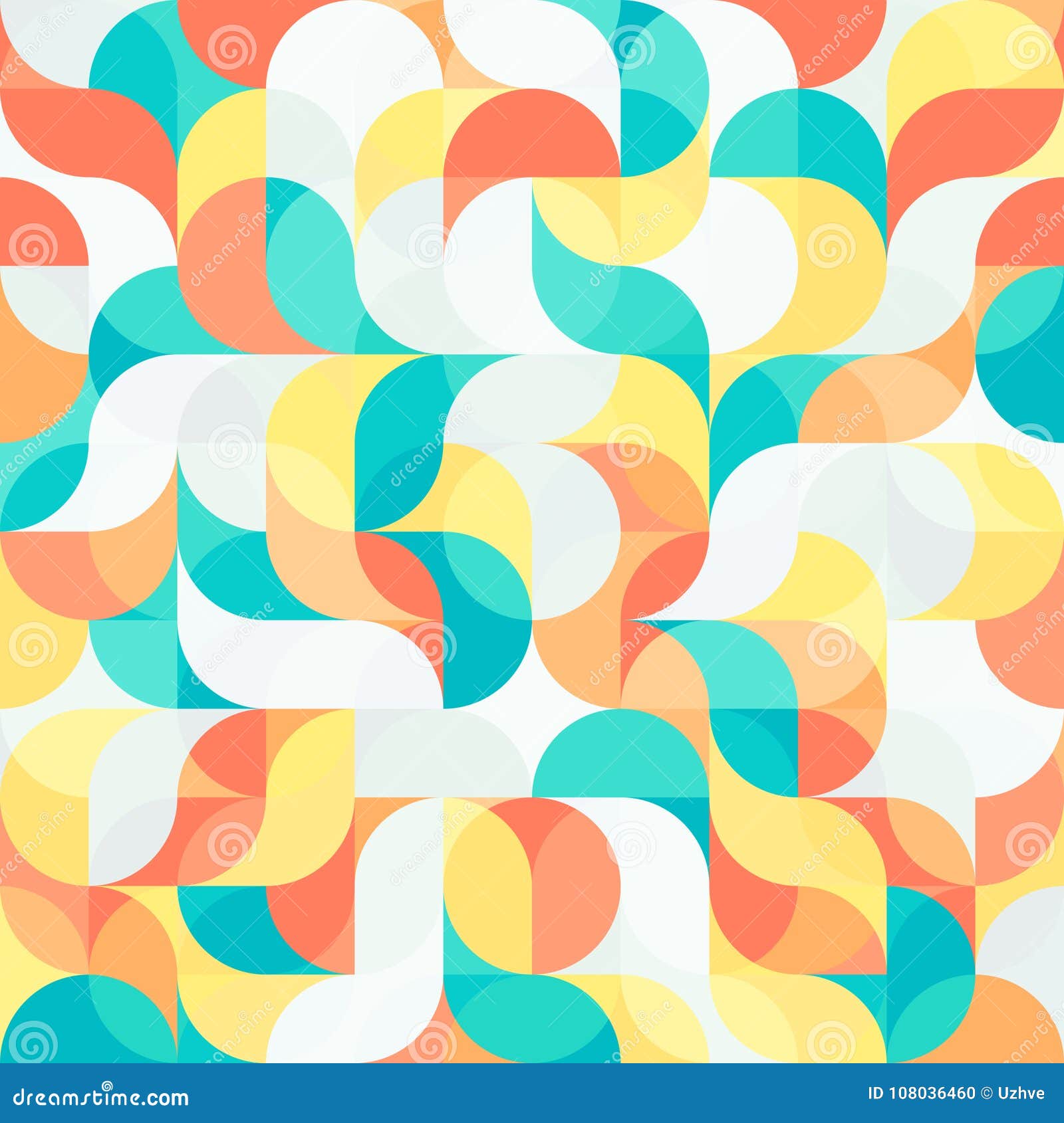 Abstract Vector Colorful Geometric Harmonic Wave Background Stock ...