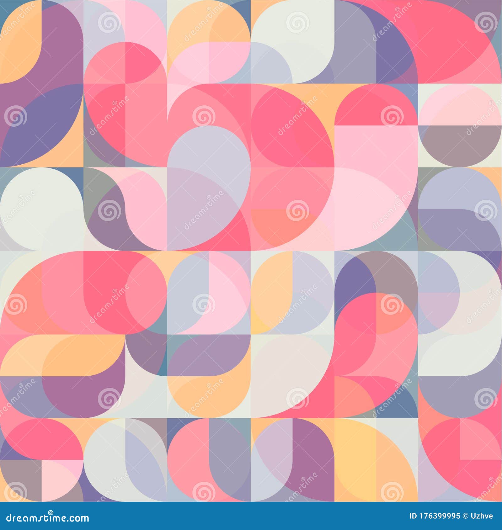 Abstract Vector Colorful Geometric Harmonic Wave Background Stock ...