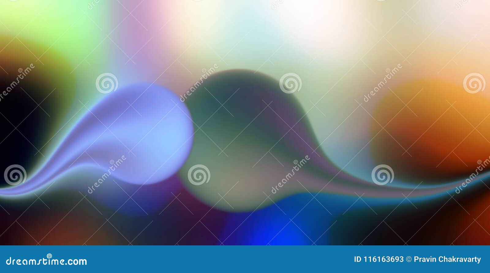 Abstract Vector Colorful Shaded Wavy Background with Lighting and 3 D ...