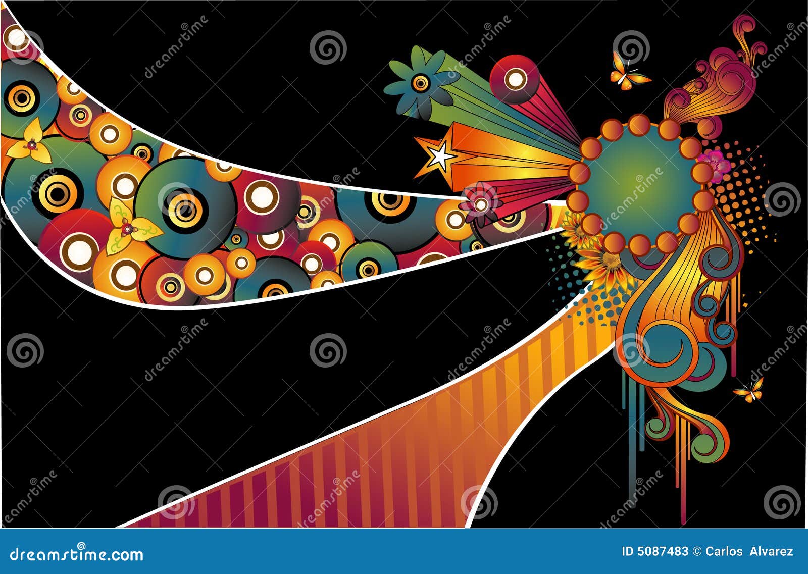 Abstract Vector Composition Stock Vector - Illustration of design ...