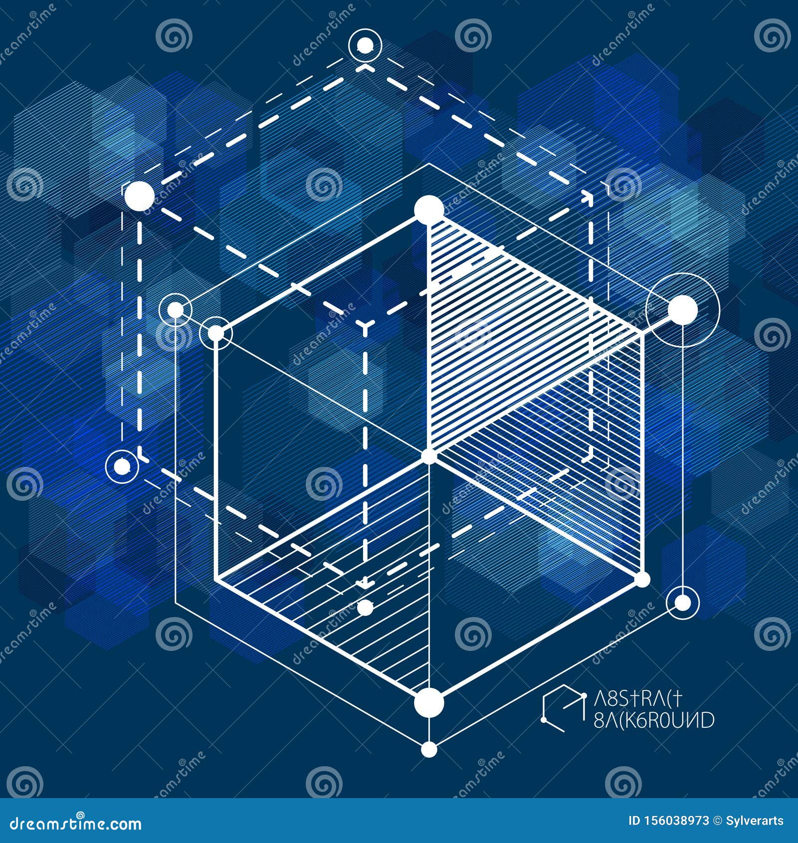 Abstract Vector Composition with Simple Geometric Figures, Symbols, Art ...