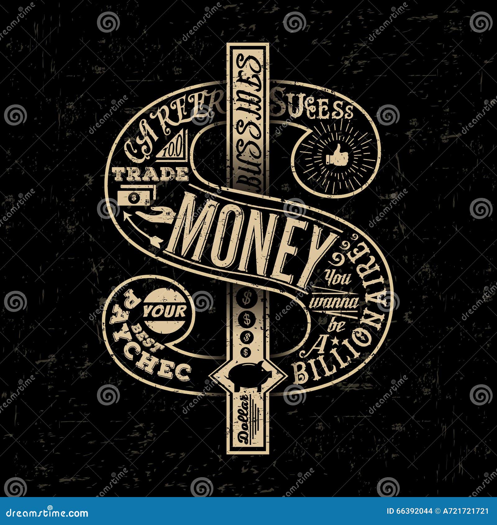 Retro Dollar Stock Illustrations – 11,513 Retro Dollar Stock ...