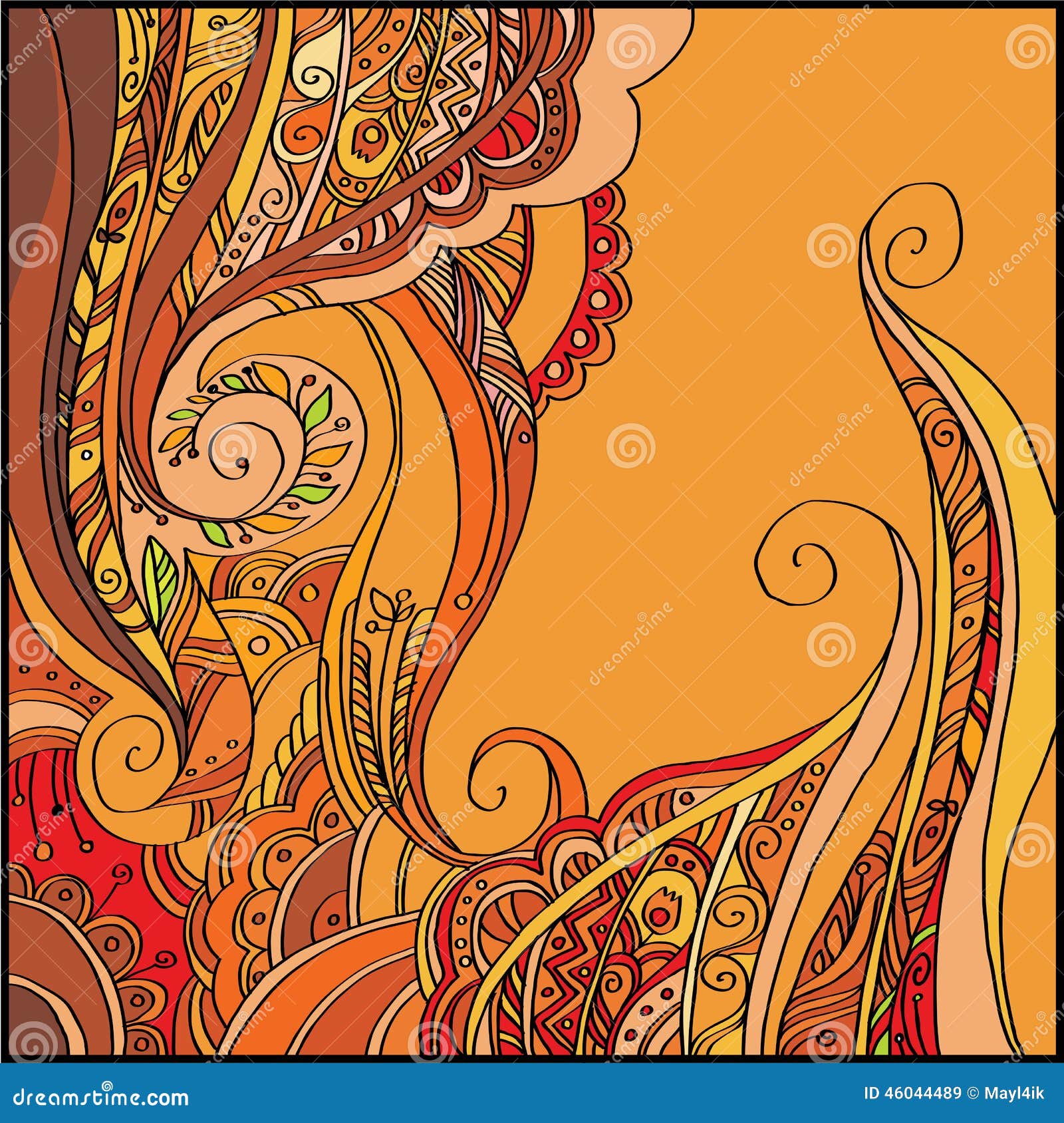 Abstract Vector Decorative Background Stock Vector - Illustration of ...