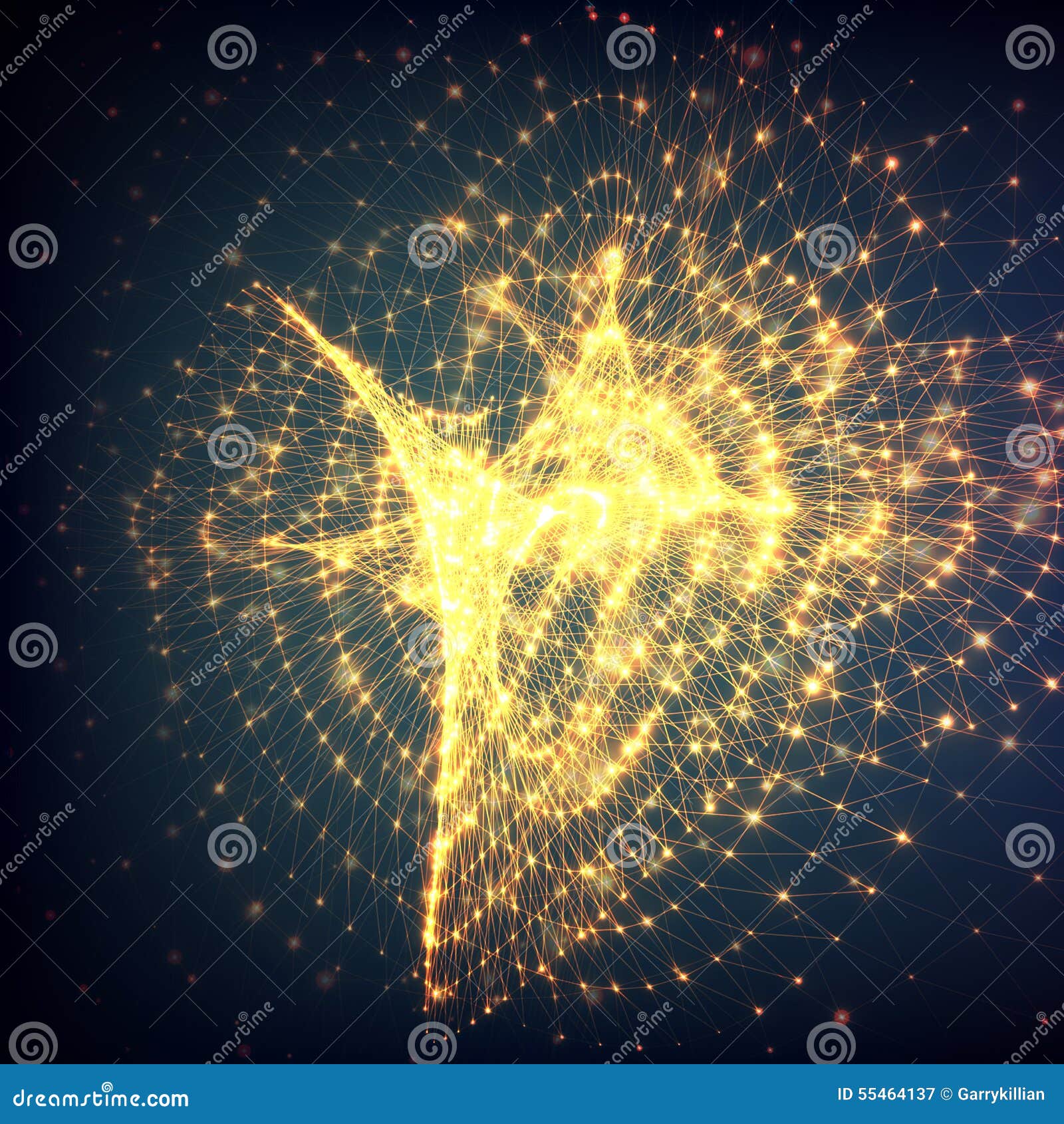 Abstract Vector Demolished Sphere Background Stock Vector ...