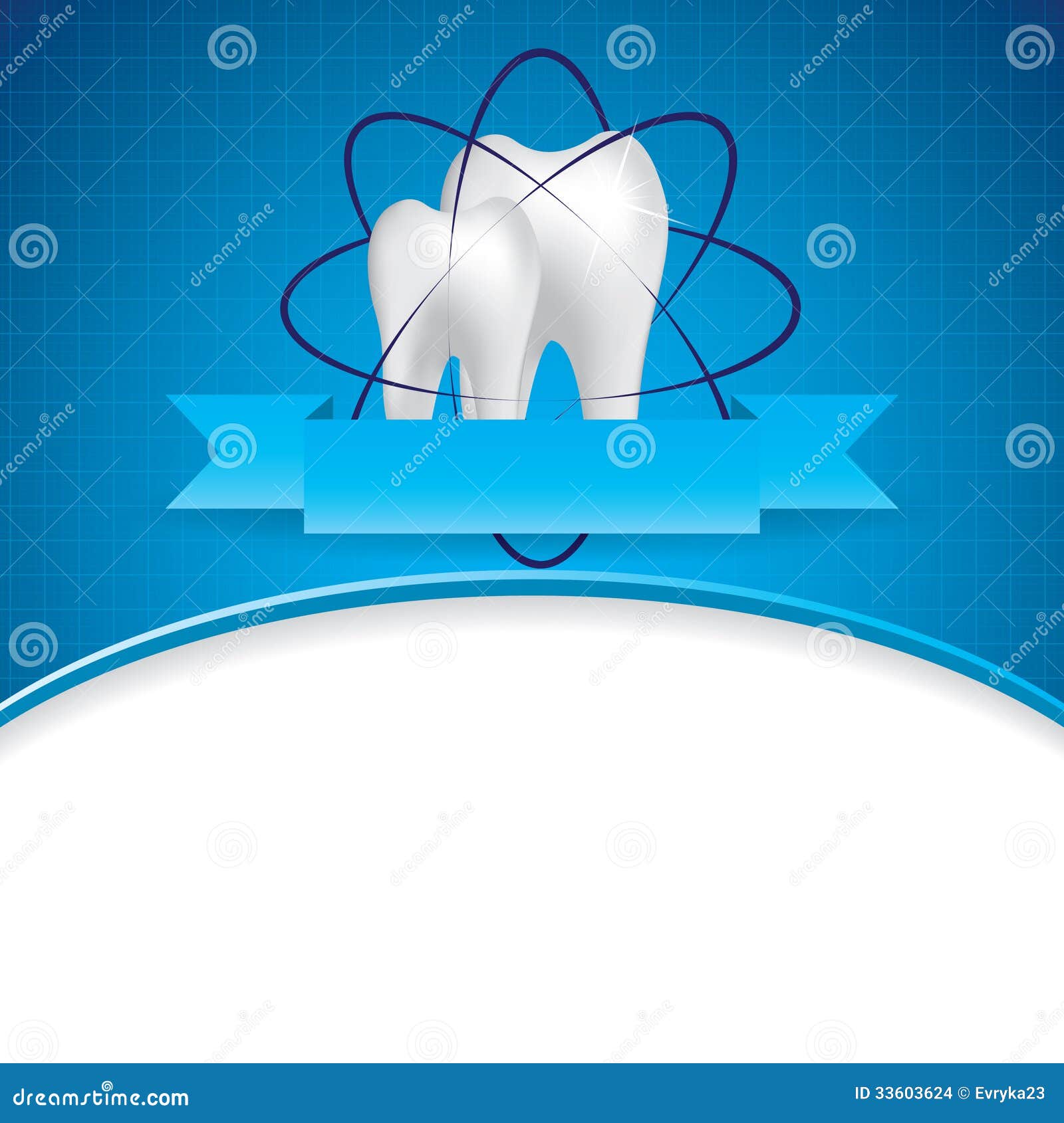 Abstract Vector Dental Illustration Stock Illustration - Illustration ...