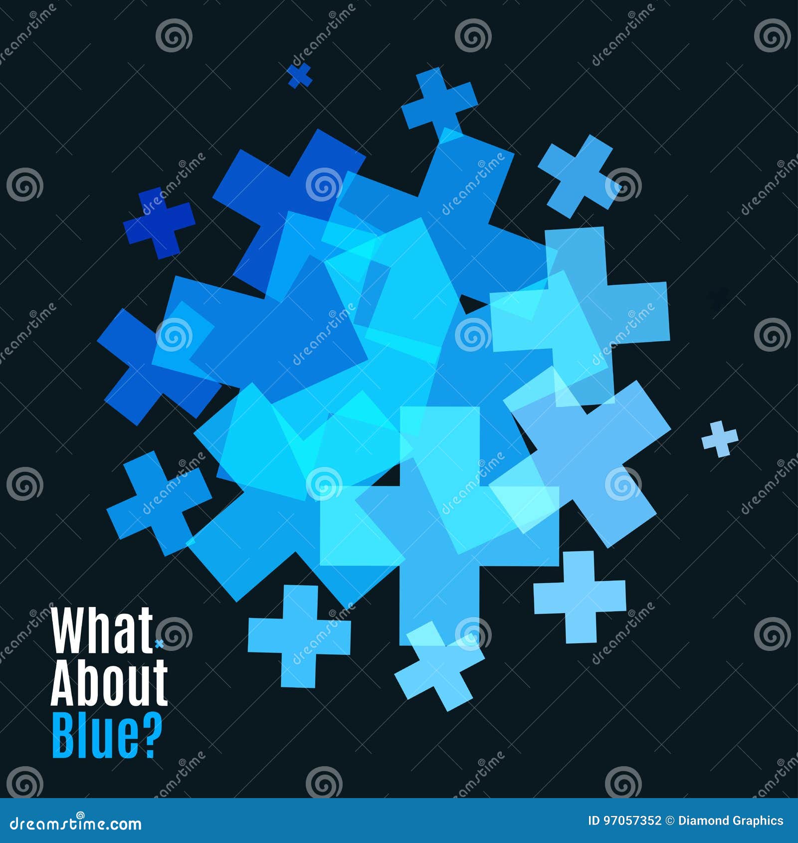 Abstract Vector Design Elements with Cross Stock Vector - Illustration ...