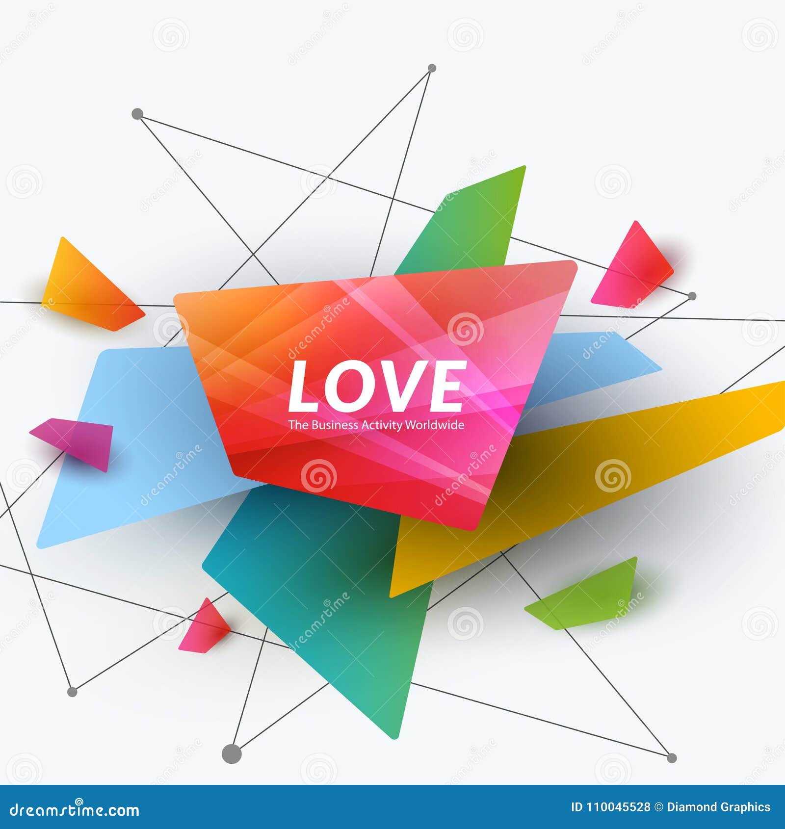 Abstract Vector Design Elements for Graphic Template. Creative Modern Business Background with ...