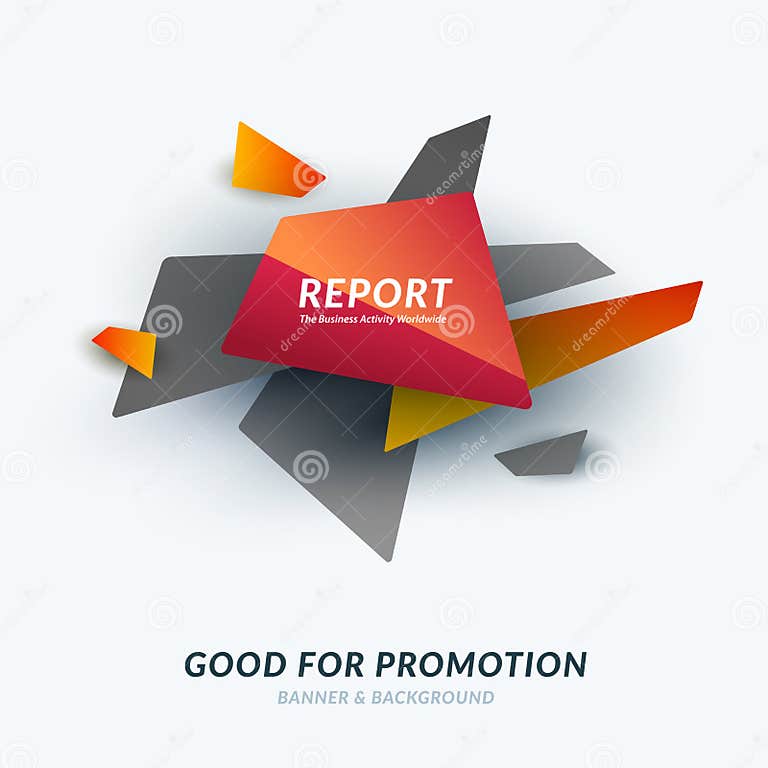 Abstract Vector Design Elements for Graphic Template. Creative Modern Business Background with ...