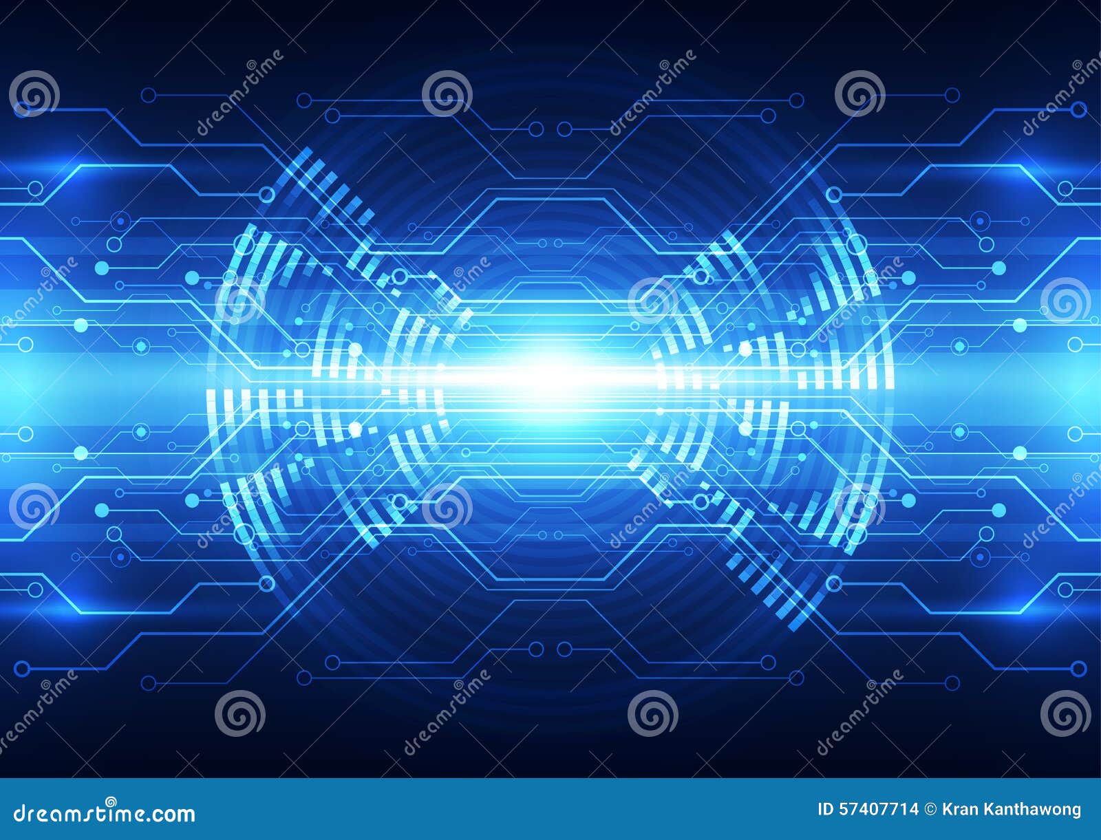 Abstract Vector Digital Future Technology Background Illustration Stock ...