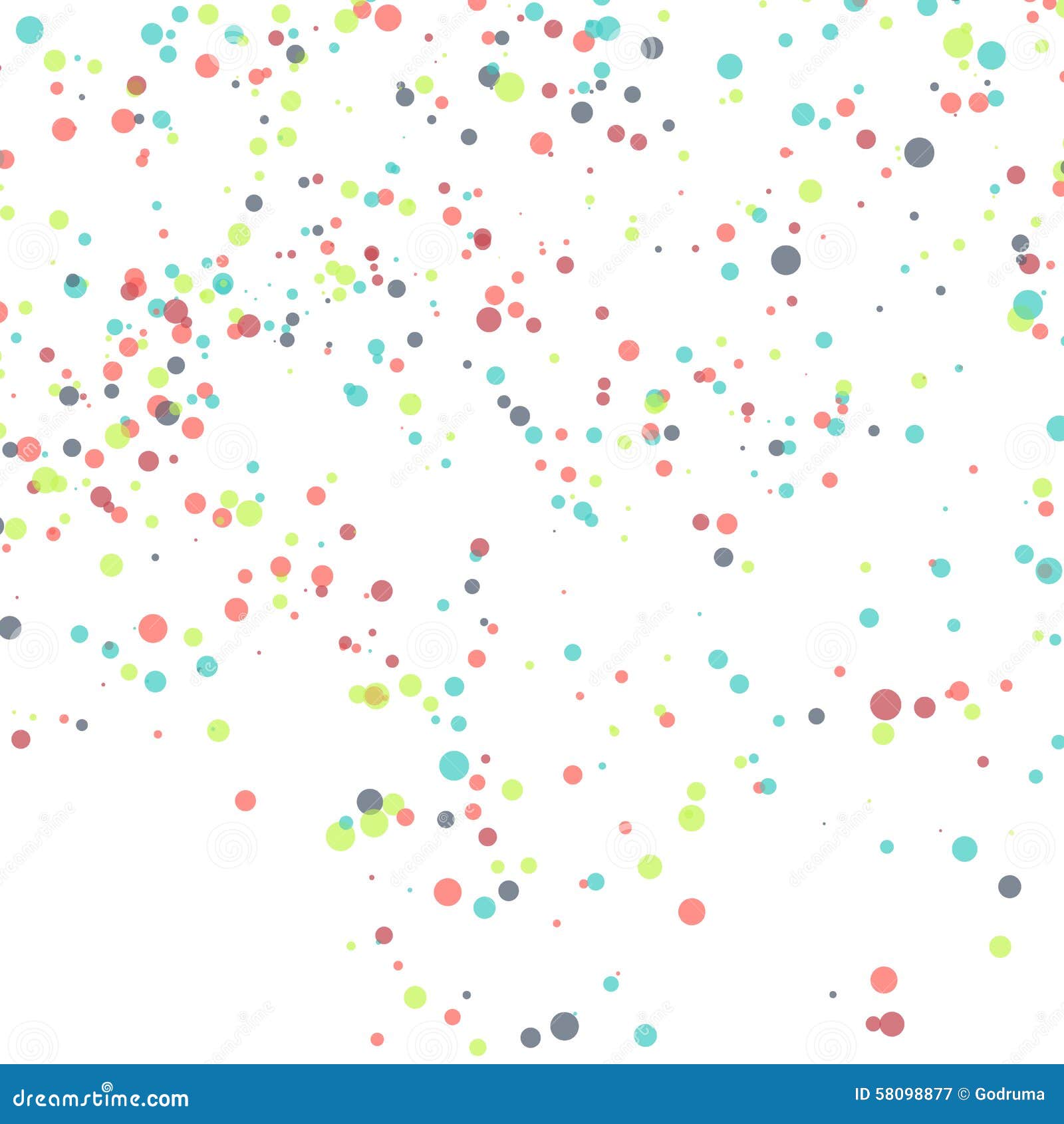 Abstract Vector Dot Background. Colorful Dotted Stock Vector ...