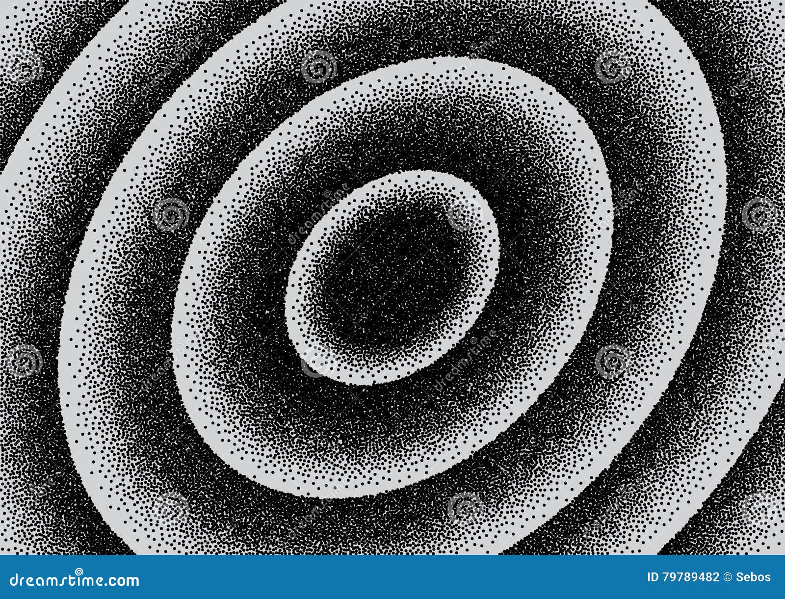 Abstract Vector Dot Background. Dotted Oval Stippling, Engraving Grunge ...