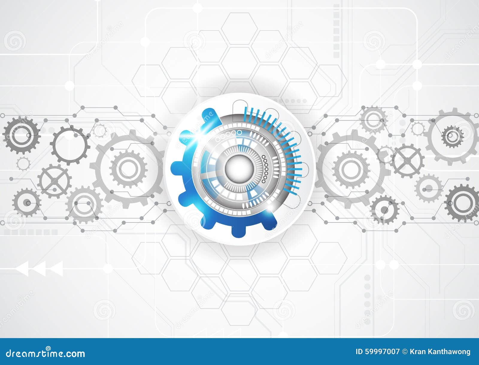 Abstract Vector Engineering Technology Background, Illustration Stock ...